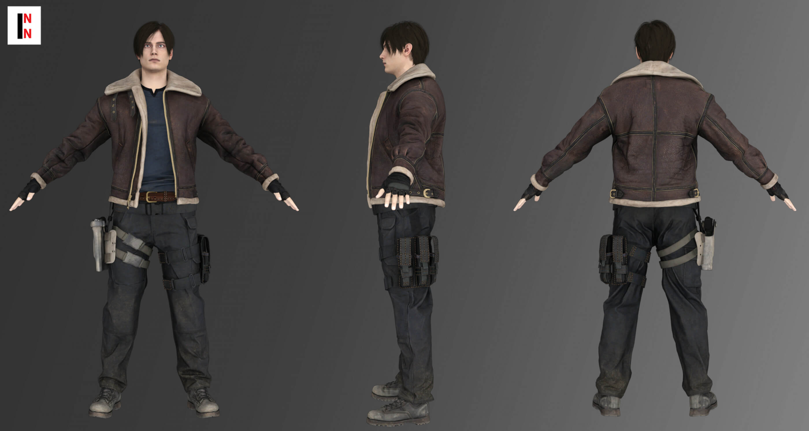 RE4 - Leon Kennedy for Genesis 8 Male Daz Content by INN