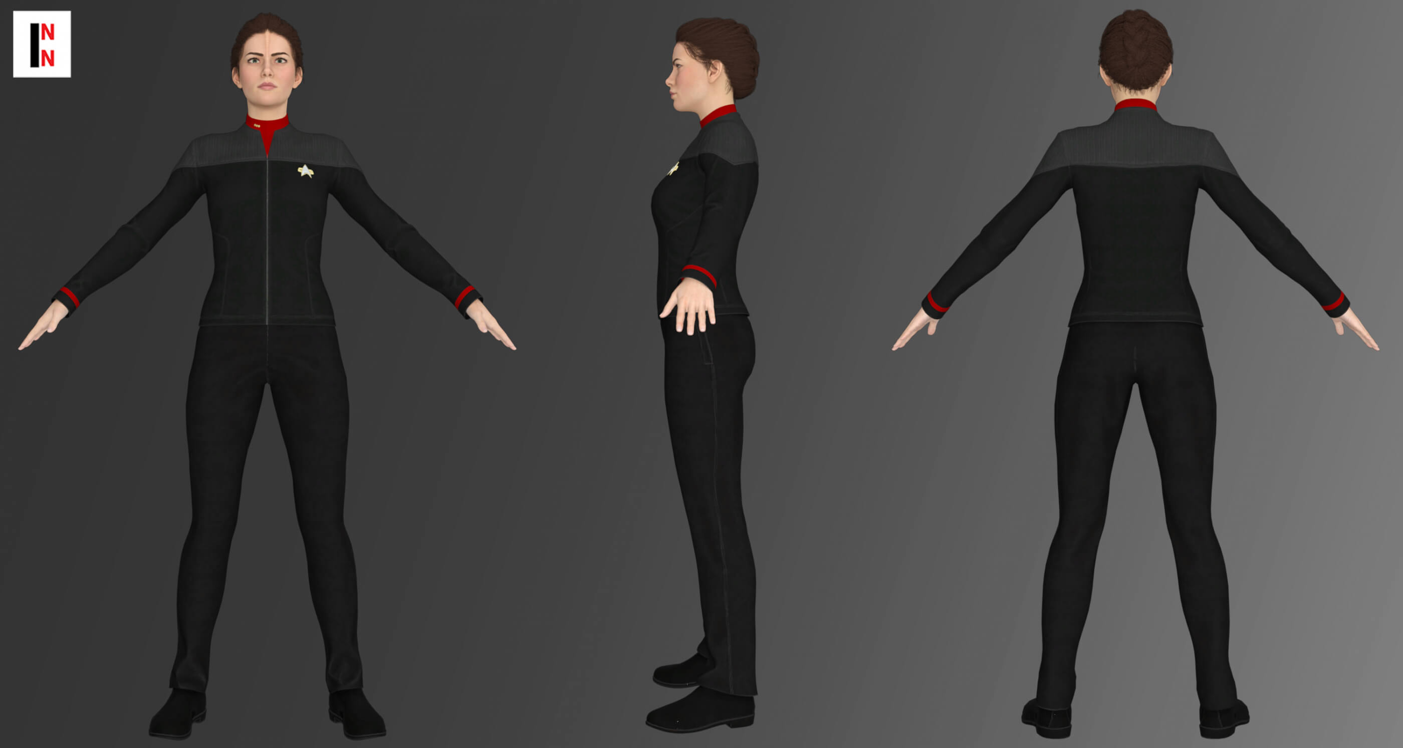 Star Trek Resurgance - Jara Rydek for Genesis 8 Female Daz Content by INN