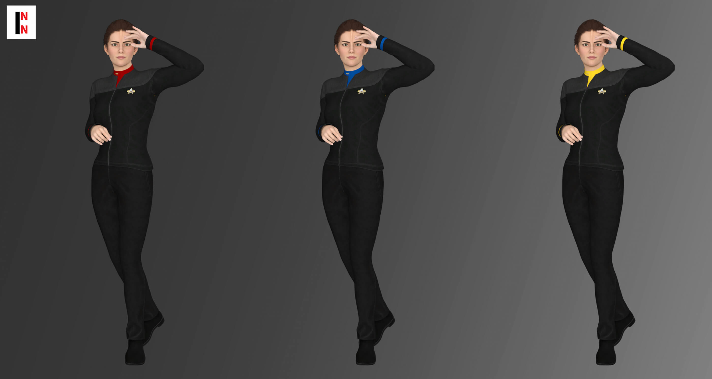 Star Trek Resurgance - Jara Rydek for Genesis 8 Female Daz Content by INN