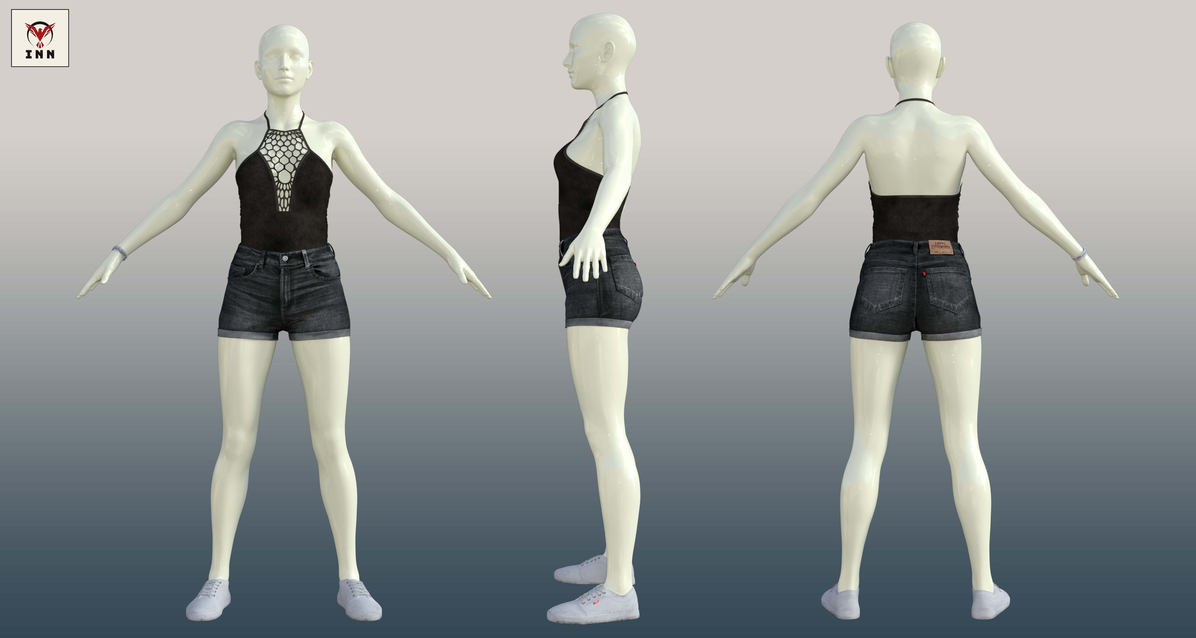 Everyday - Summer Outfit for Genesis 8 Female & Genesis Daz Content by INN