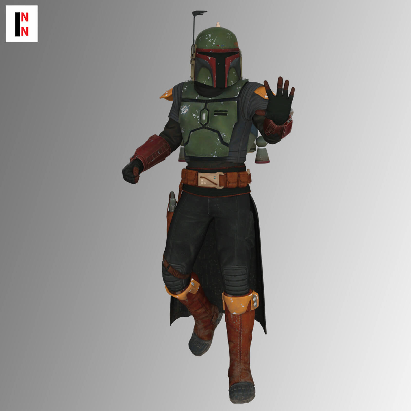 SW - Boba Fett Outfit for Genesis 8 Male Daz Content by INN