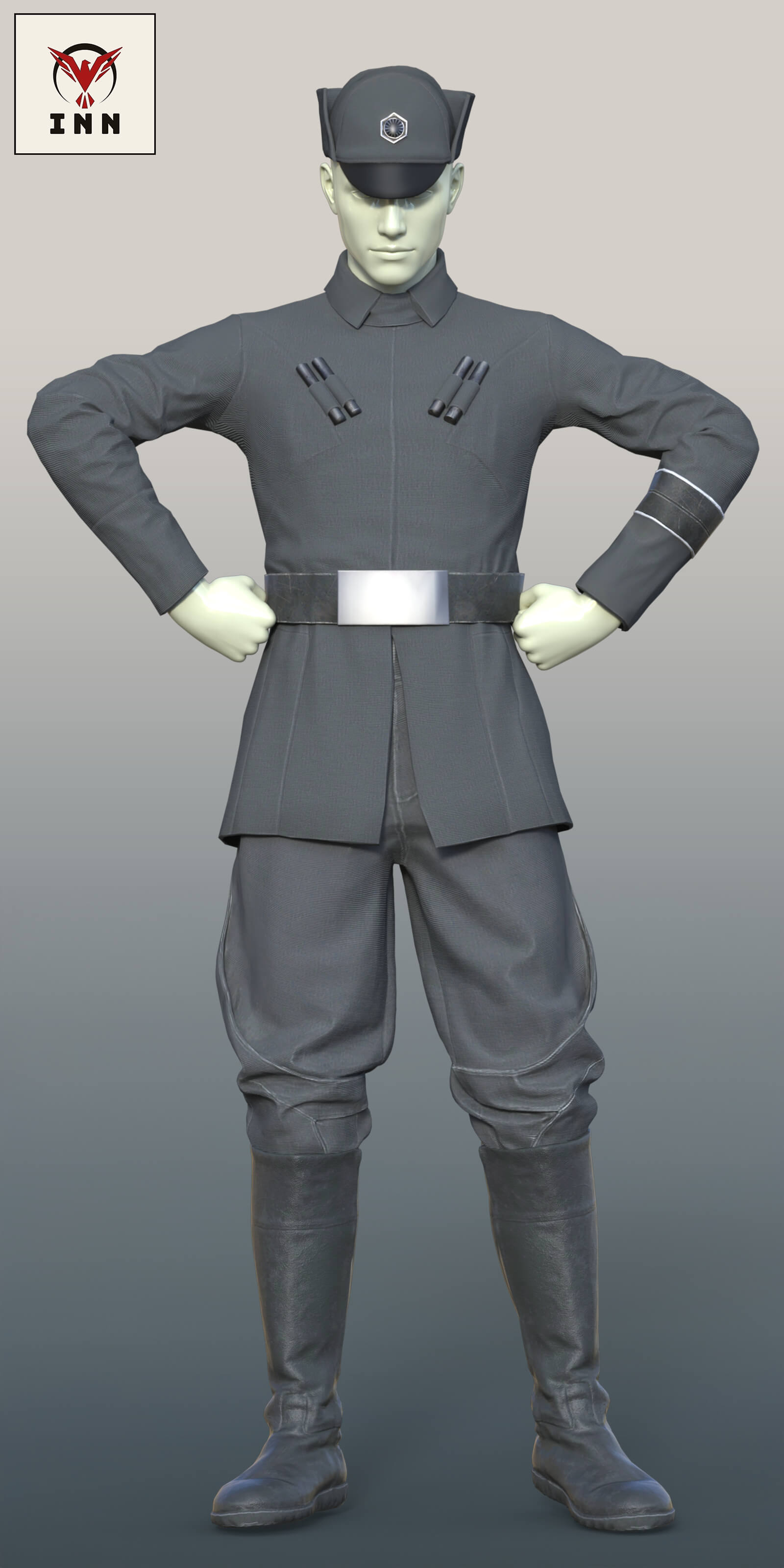 SW - First Order Officer for G8 & G9 Daz Content by INN