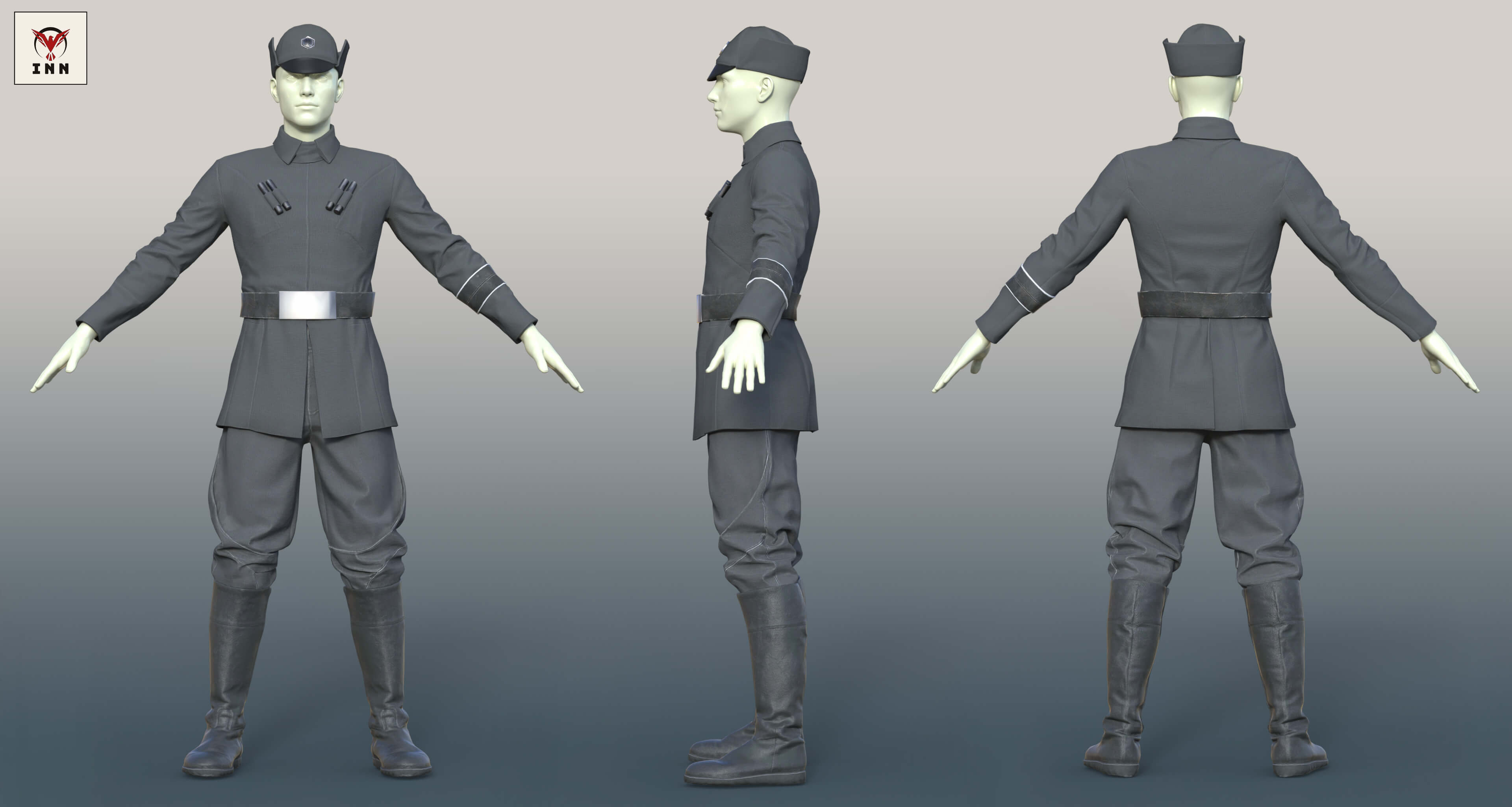 SW - First Order Officer for G8 & G9 Daz Content by INN