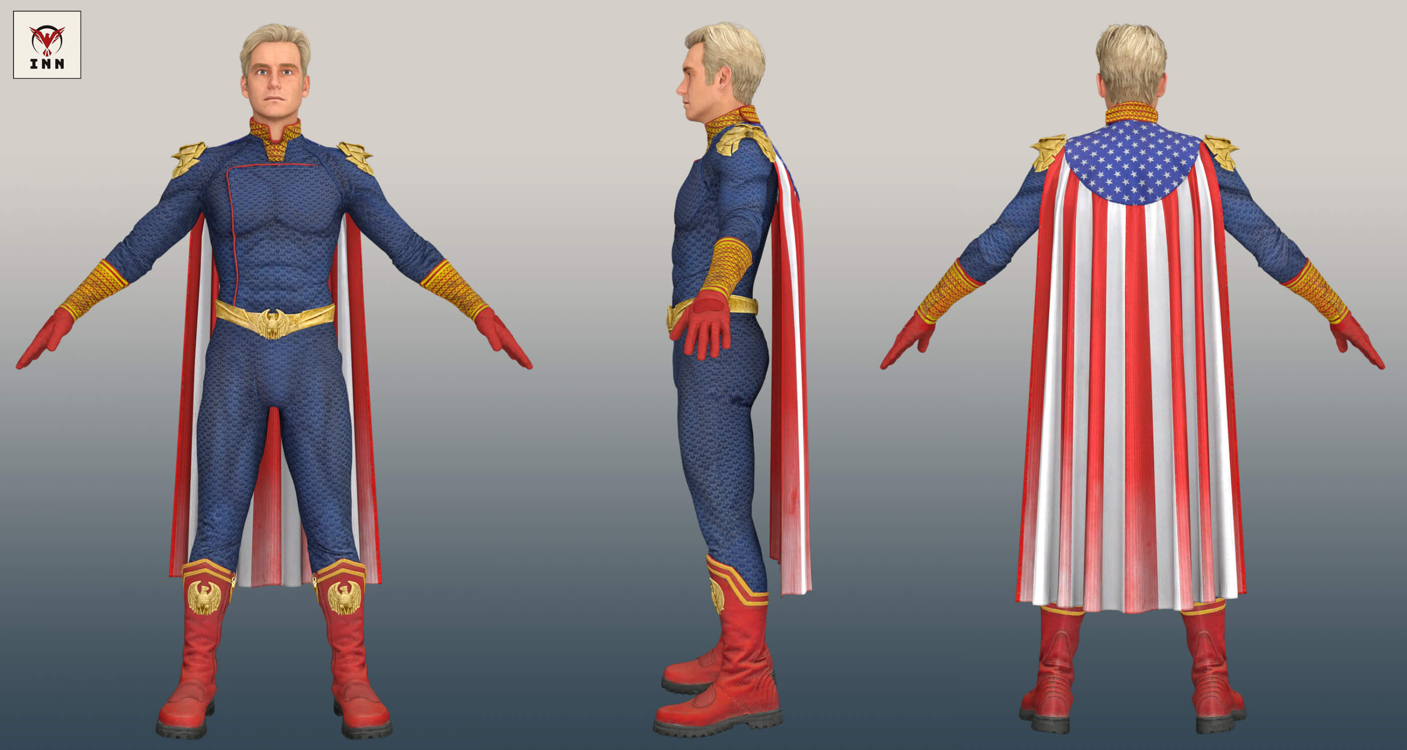 The Boys - Homelander for Genesis 8 Male Daz Content by INN