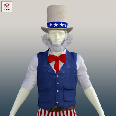 Uncle Sam for Genesis 8 Male & Genesis 9 - Daz Content by INN