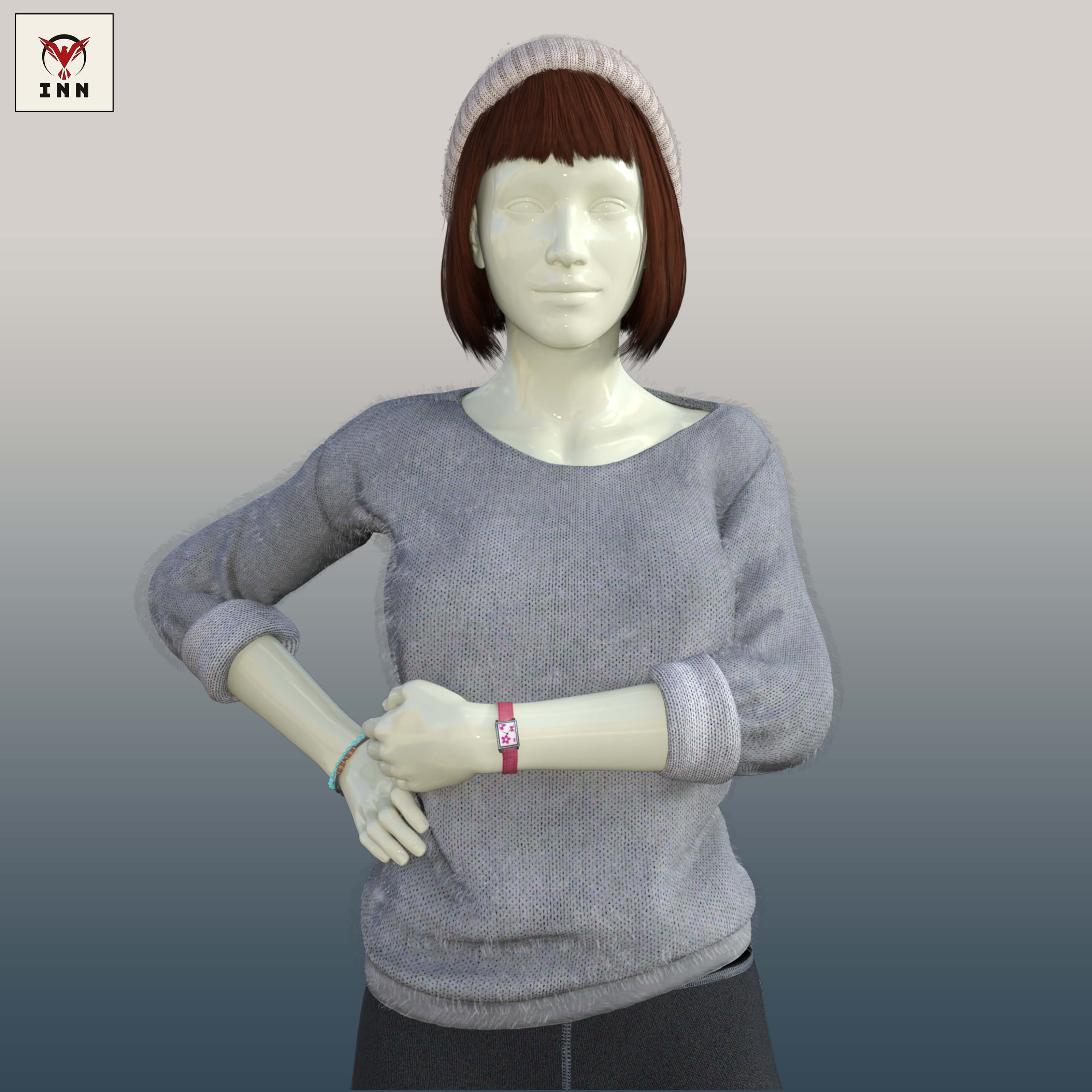Winter Outfit for Genesis 8 Female & Genesis 9 - Free Daz Content by INN