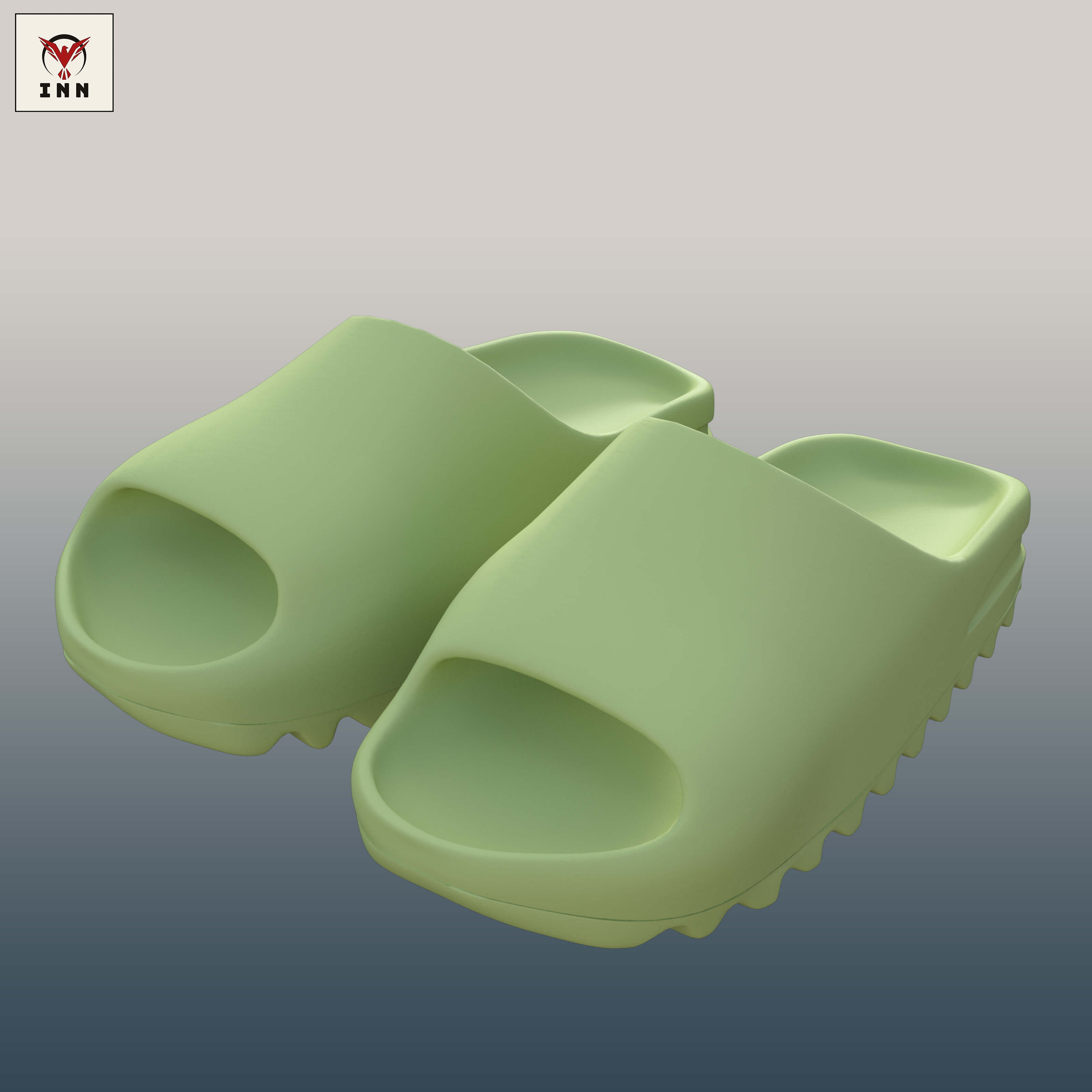 Yeezy Slides for Genesis 8 & Genesis 9 - Daz Content by INN