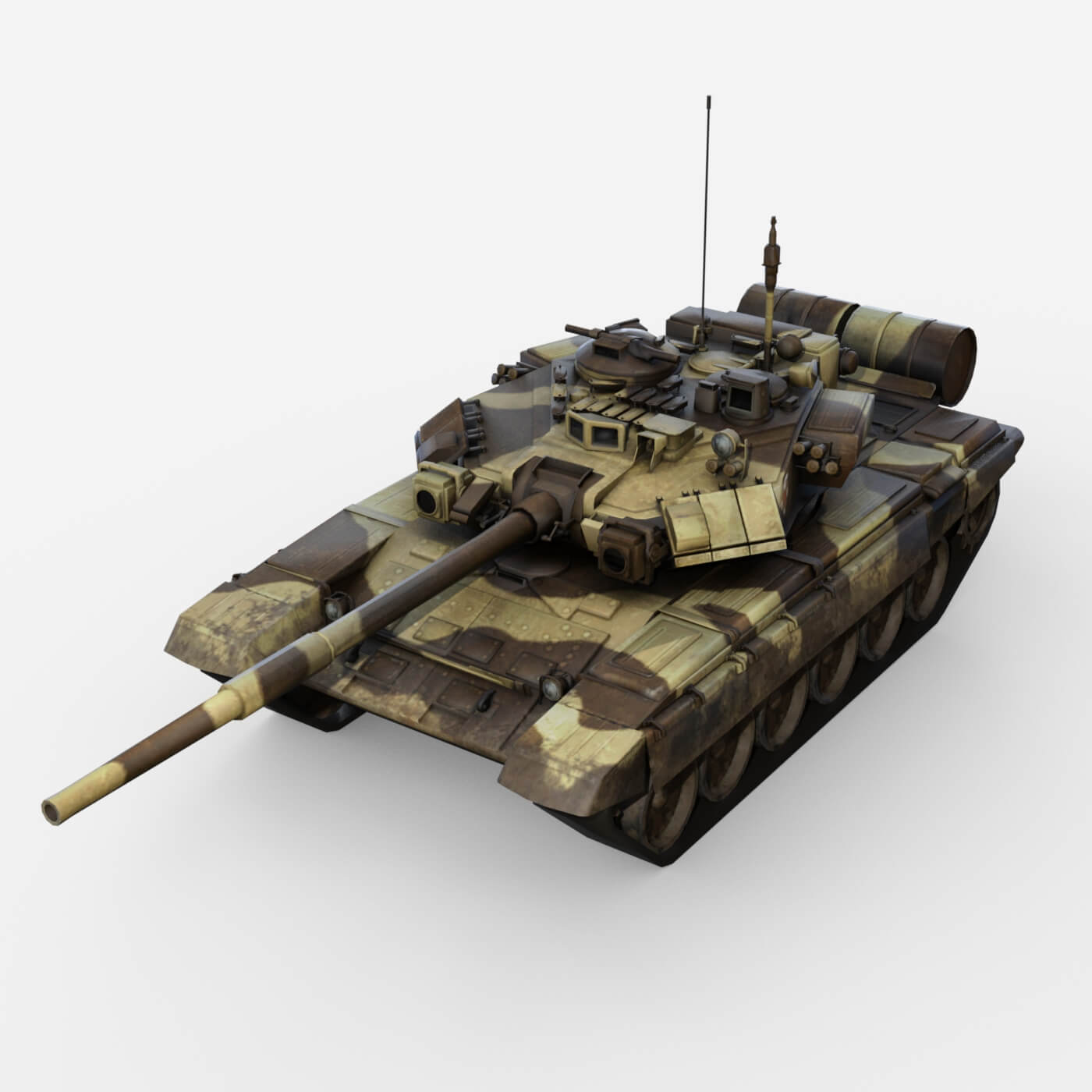 Military Tank - 3D Model by Instarymes