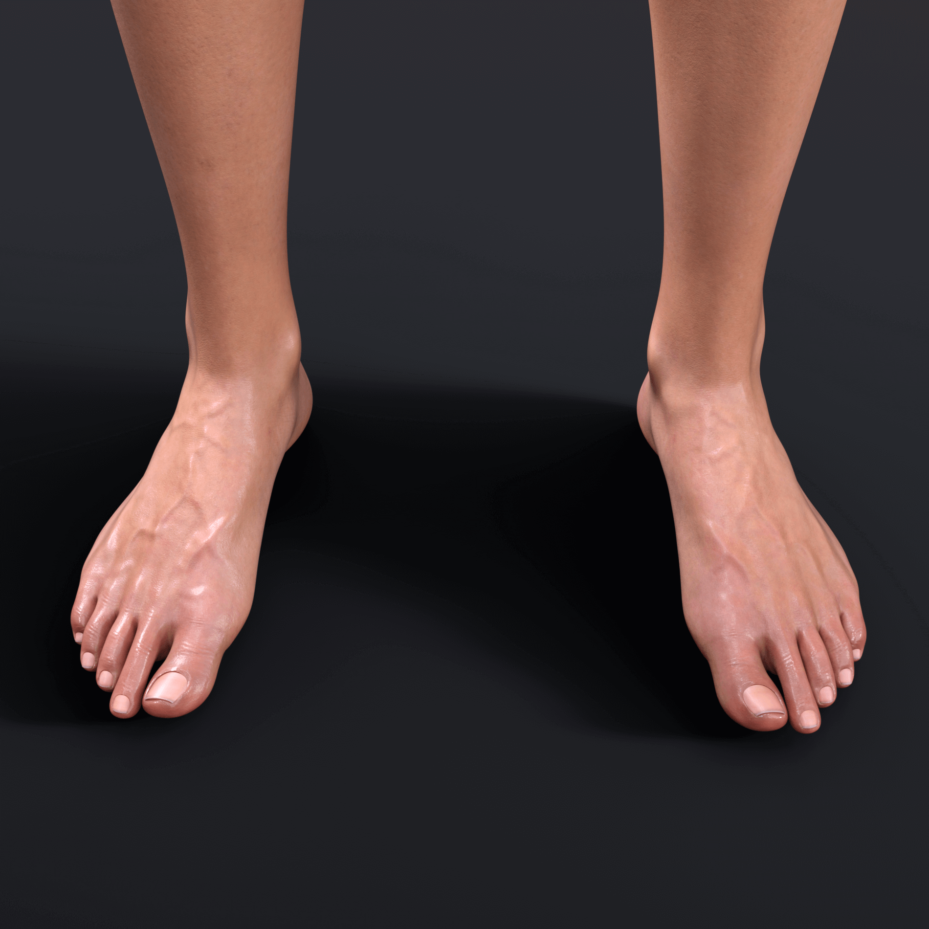 Realistic HD foot shapes for Genesis 9 3D Render by intenzo