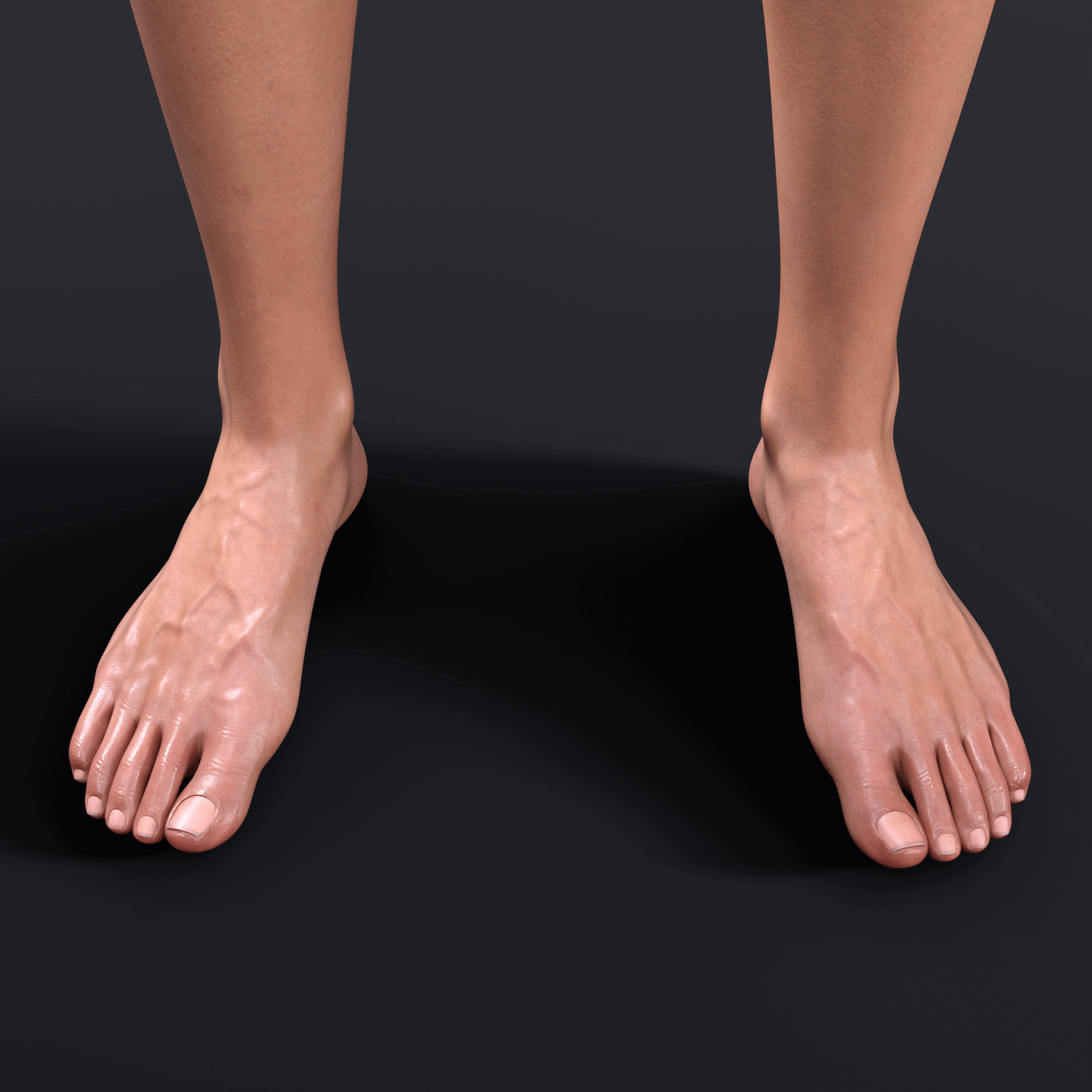 Realistic HD foot shapes for Genesis 9 3D Render by intenzo