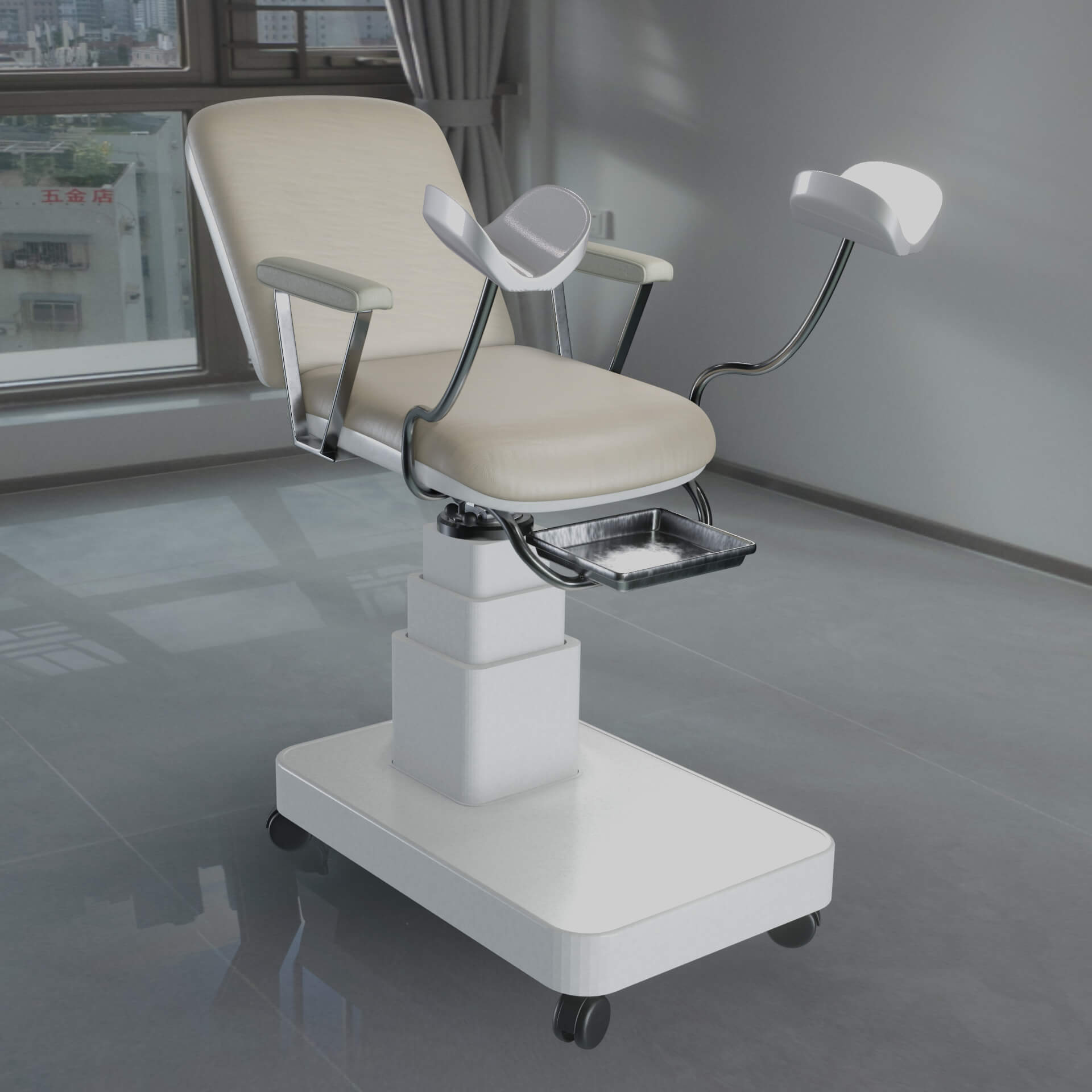 Gynecological Chair for Genesis 8F - Daz Content by intenzo