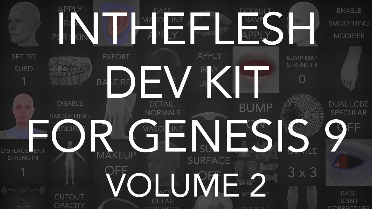ITF Dev Kit for Genesis 9 - Volume 2 Daz Content by intheflesh