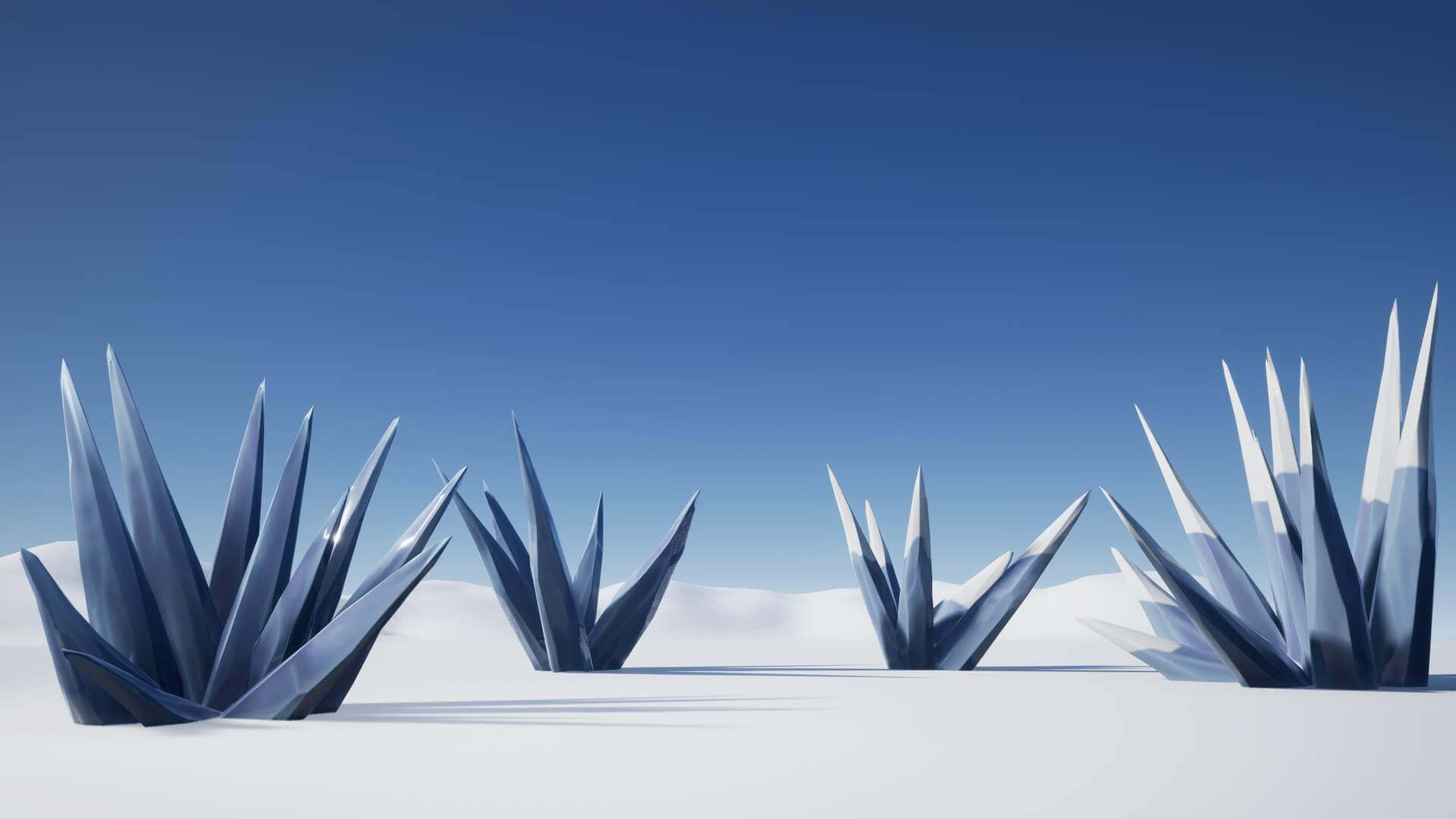 Stylized Ice Formations - 3D Model by invasionstudios