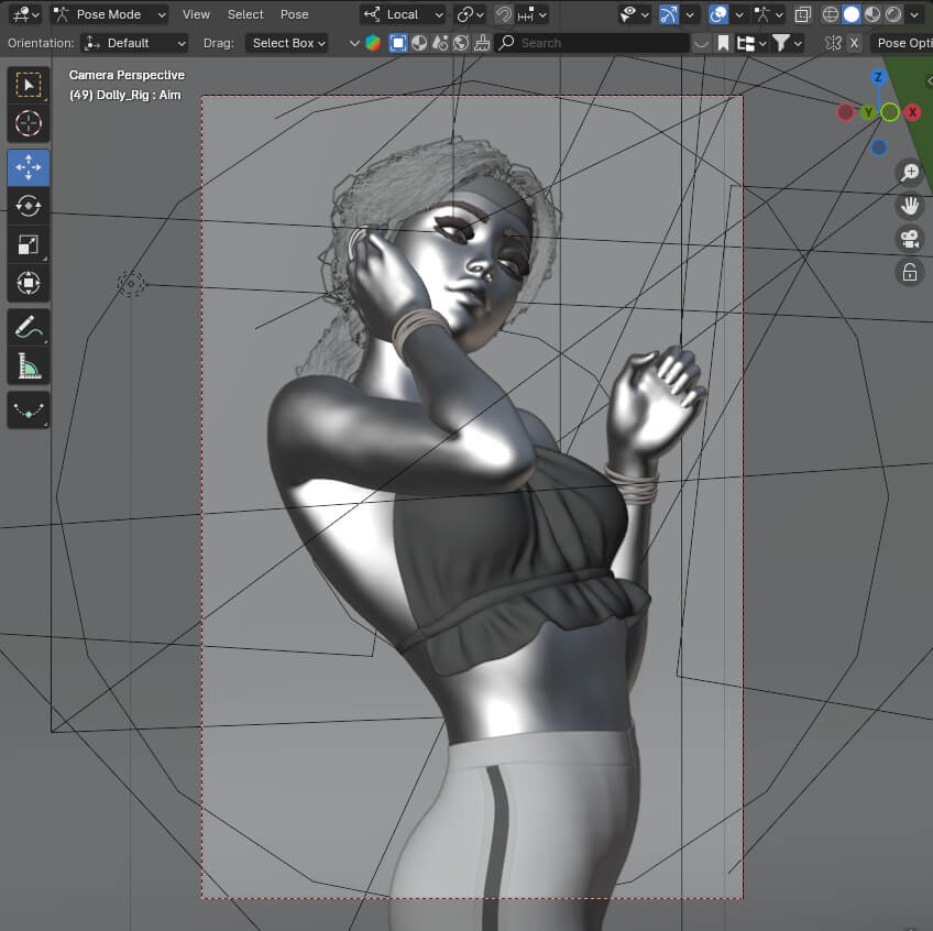 Scatter 3D Render, Digital Art by iochimura