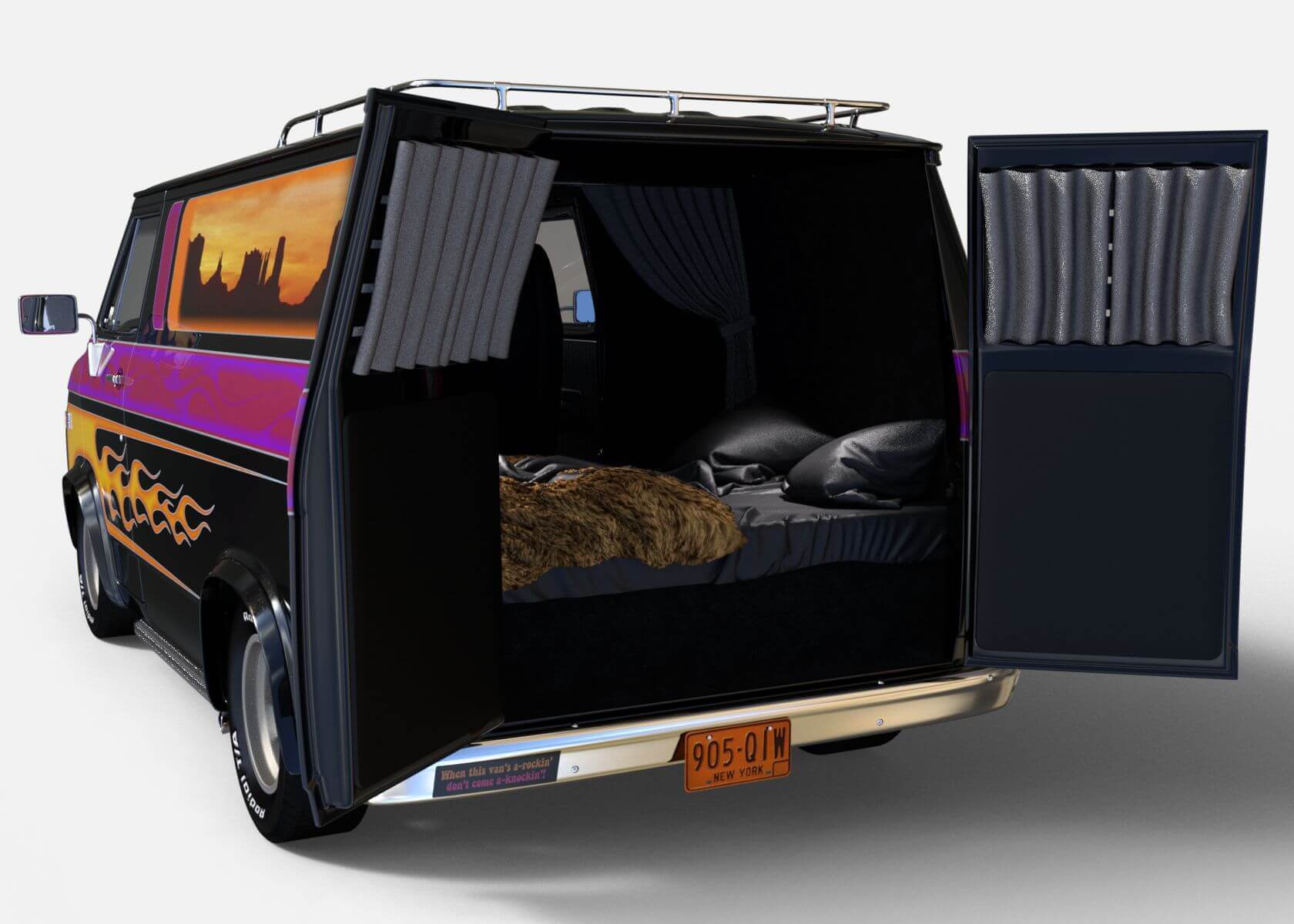 Custom Van - 3D Model by Ion