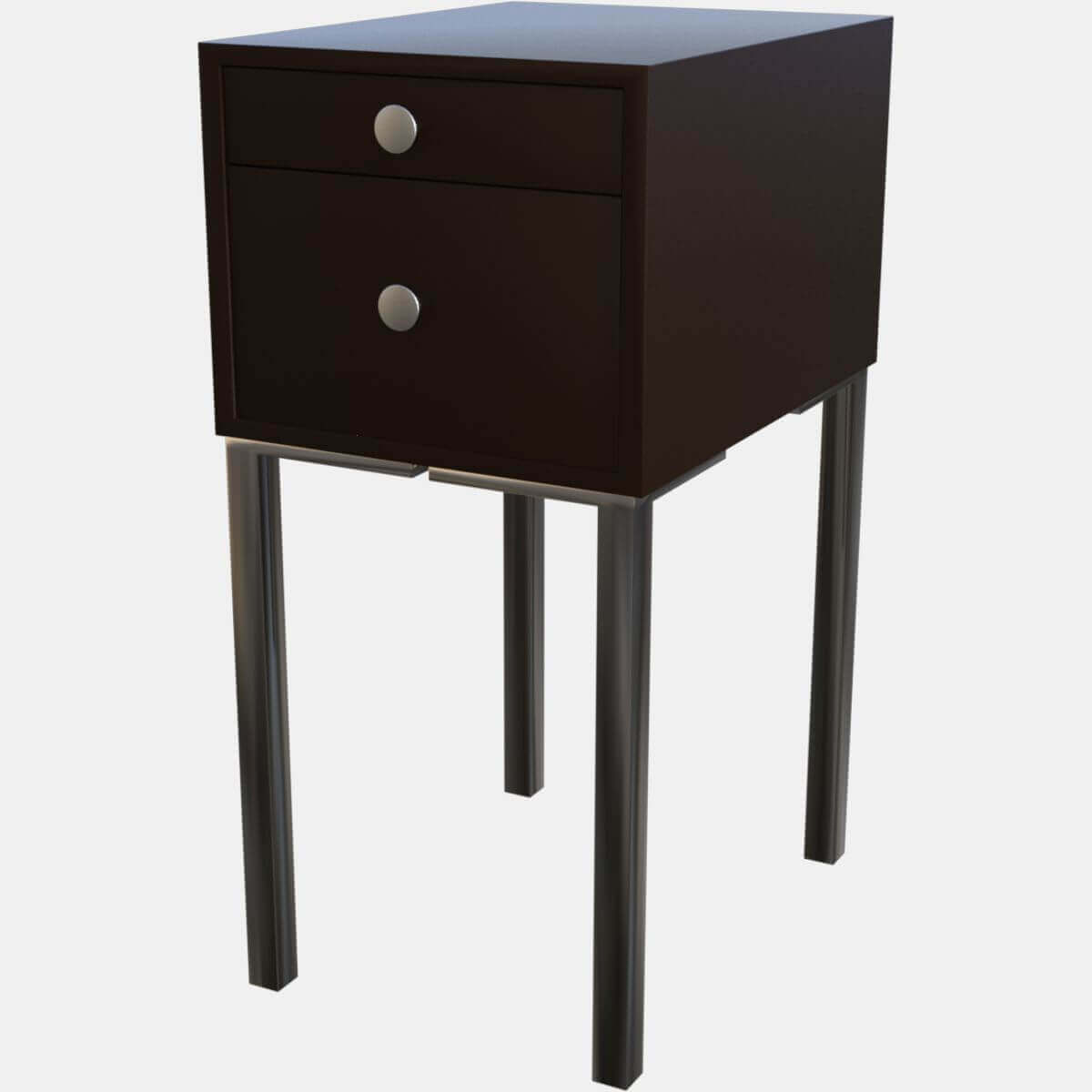 Slim Modern Side Table - 3D Model by Ion