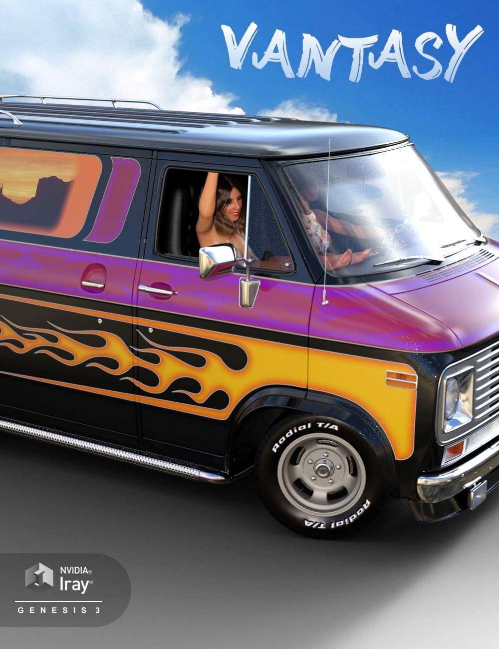 Vantasy Custom Van - Daz Content by Ion