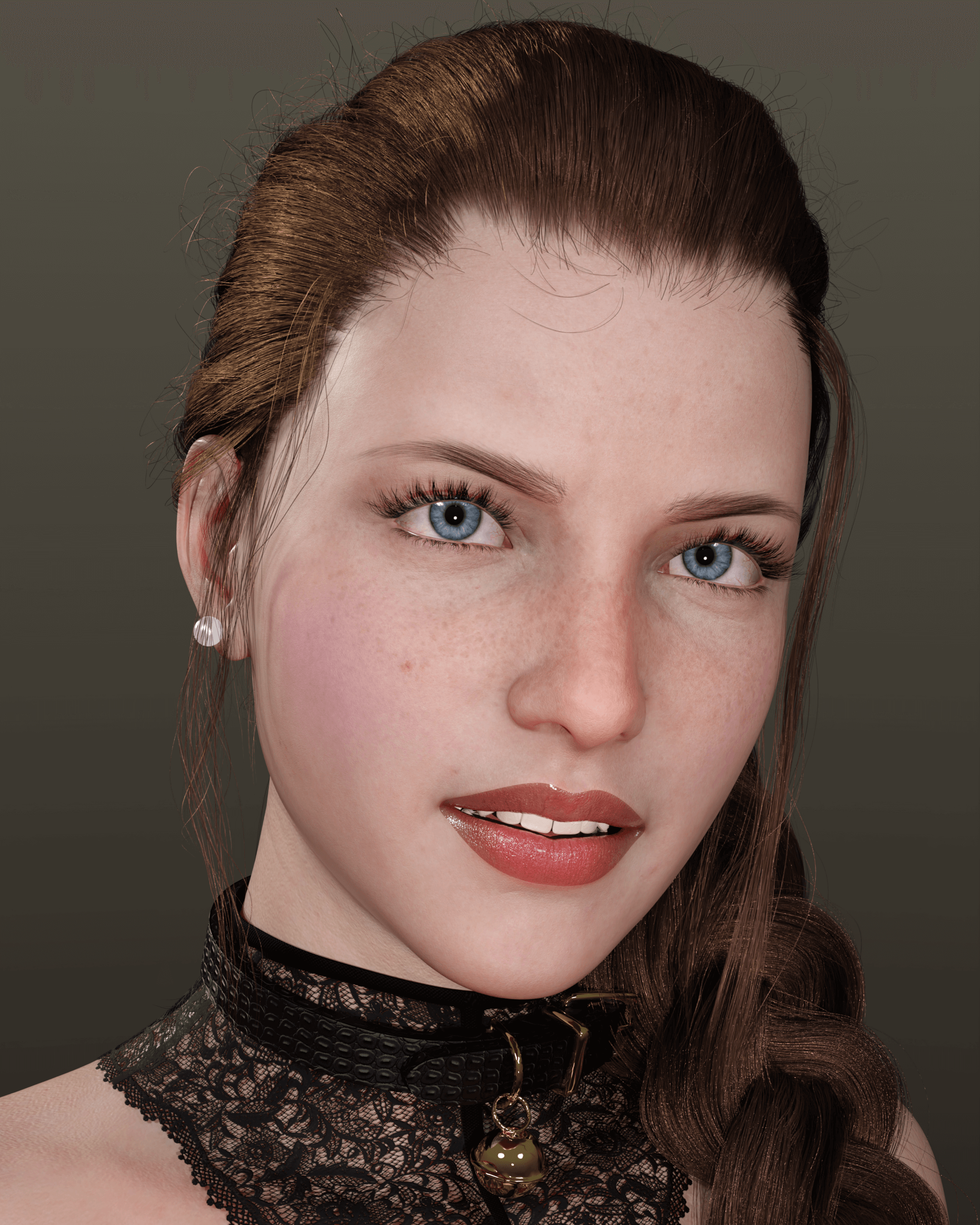 Naomi Teen G8F - selfmade character - Show up 3D Render | RenderHub Gallery