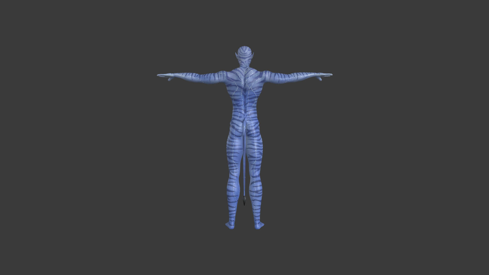 AVTR-001 Rigged Avatar 3D Model by IpoyPunk