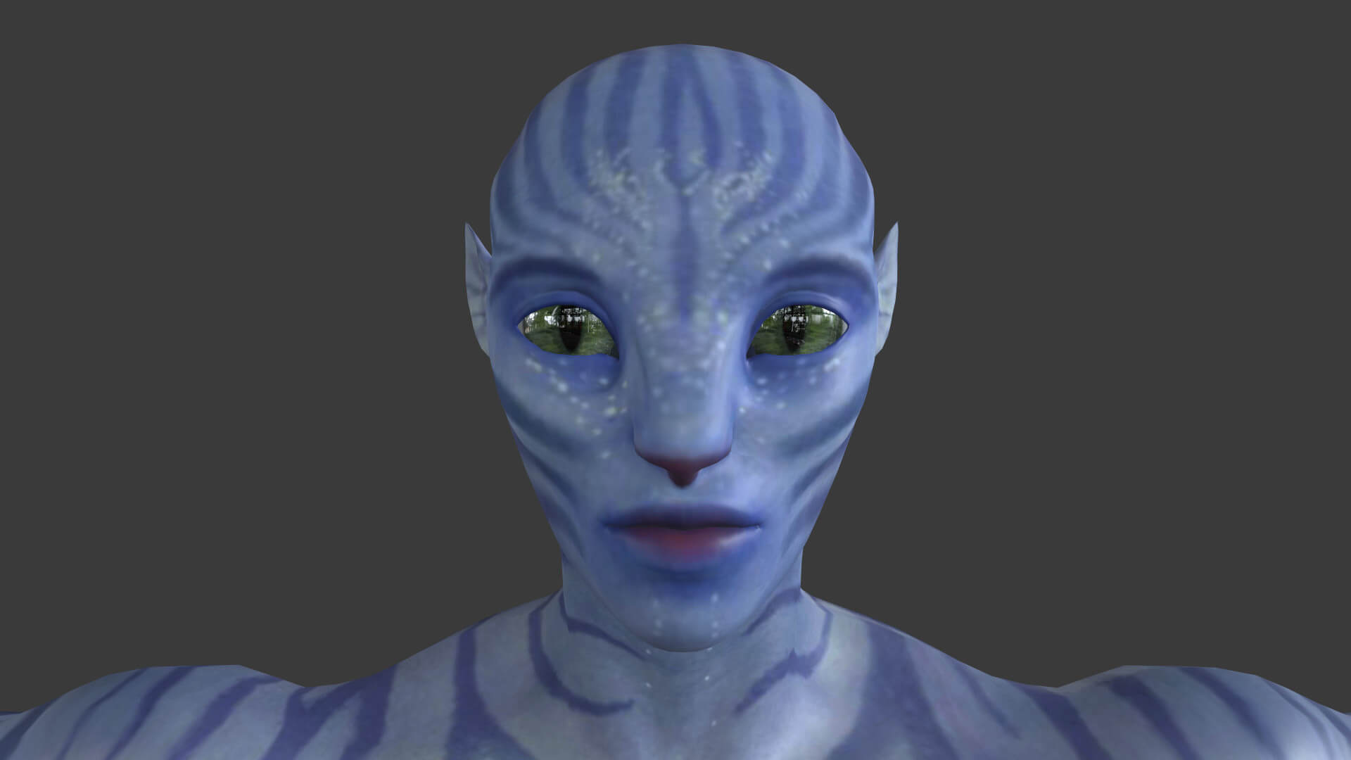 AVTR-001 Rigged Avatar 3D Model by IpoyPunk