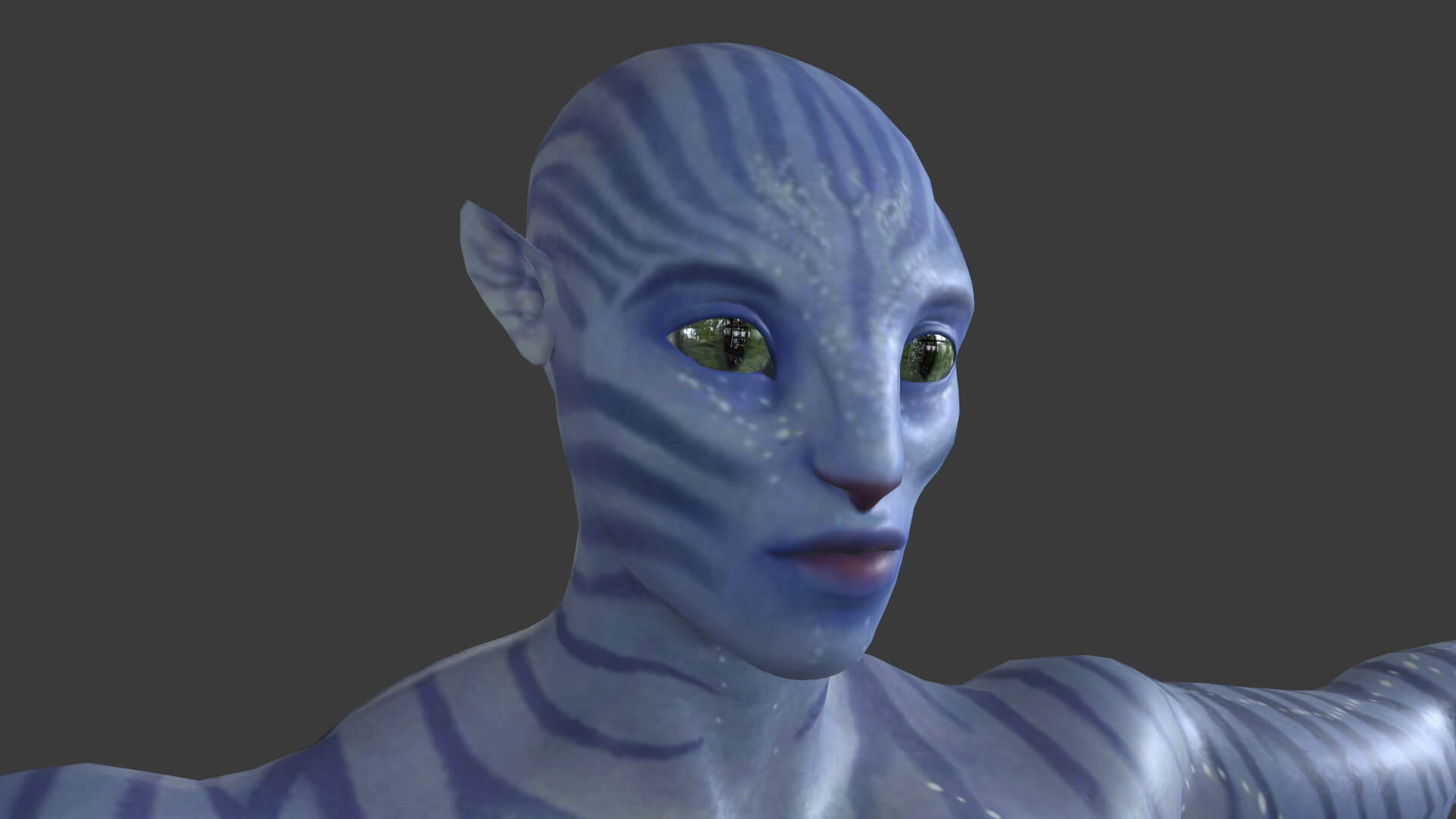 AVTR-001 Rigged Avatar 3D Model by IpoyPunk