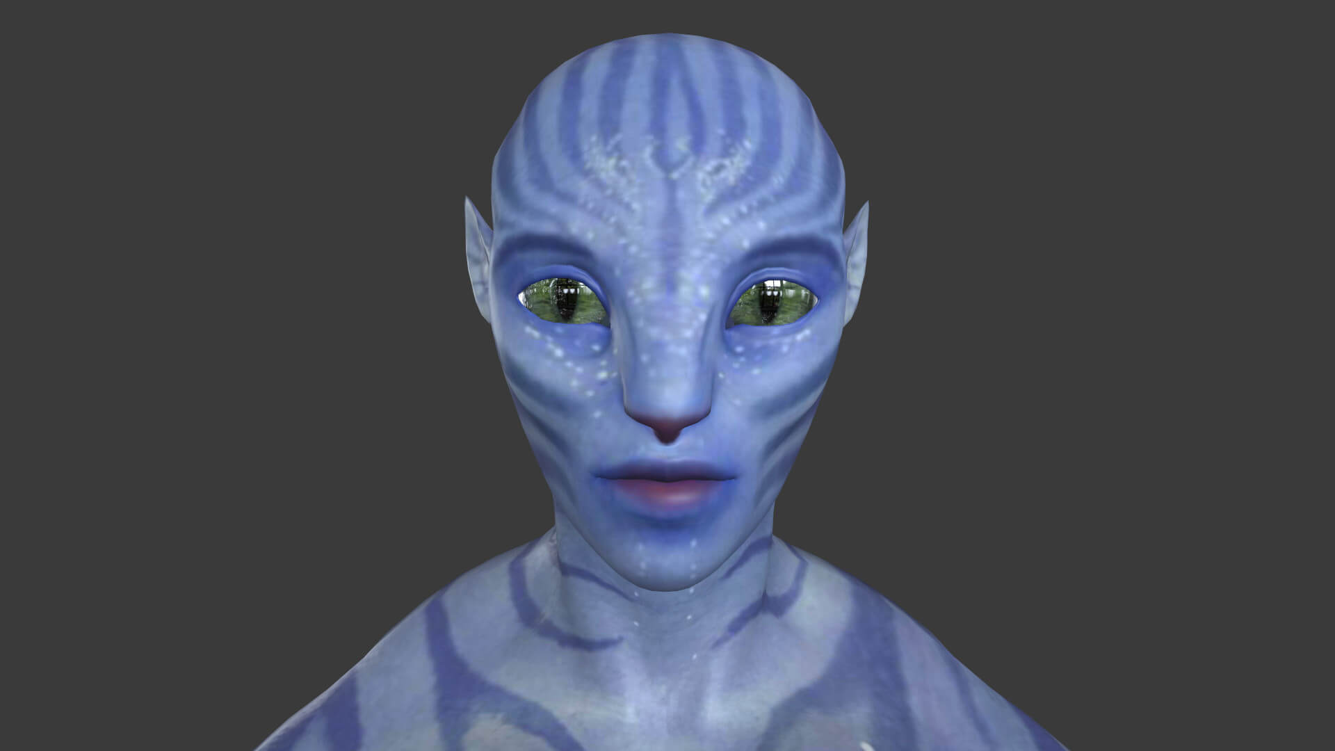 AVTR-003 Avatar Walking Animation 3D Model by IpoyPunk