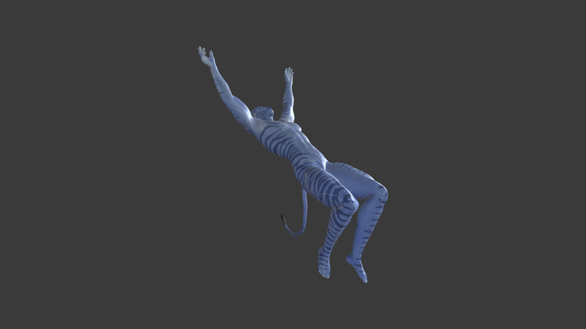 AVTR-005 Avatar Backflip Animation 3D Model by IpoyPunk