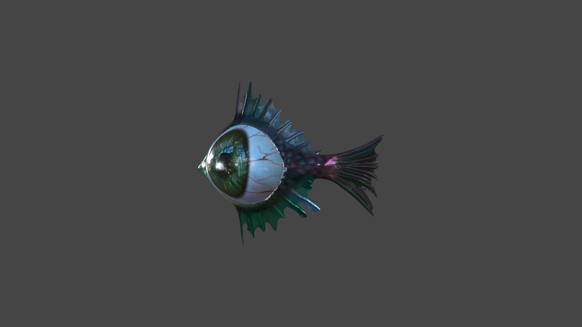FISH-001 Fish Animation 3D Model by IpoyPunk