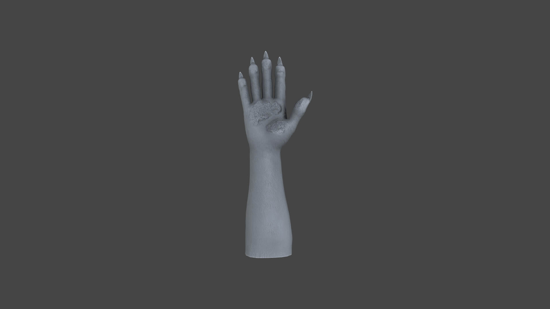 HAND-051 Rigged Right Hand 3D Model by IpoyPunk