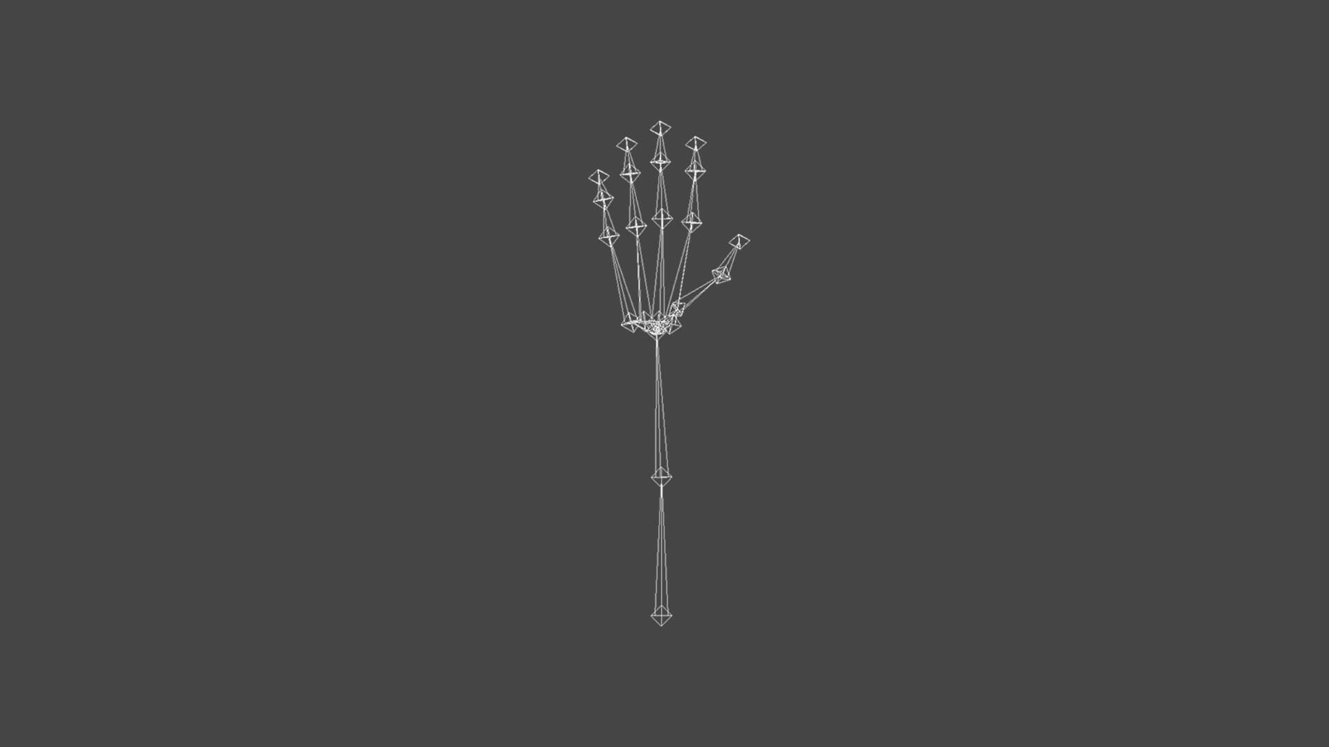 HAND-051 Rigged Right Hand 3D Model by IpoyPunk