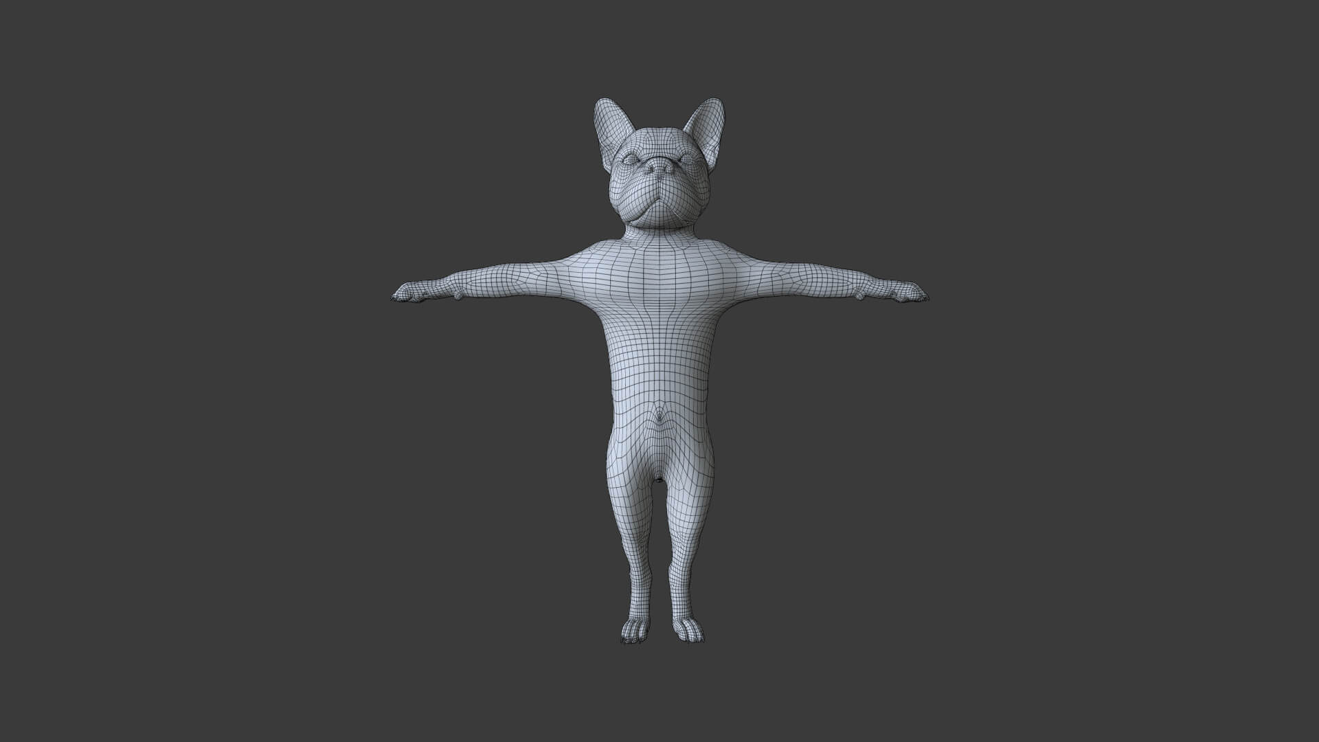 HBUL-001 Rigged Dog 3D Model by IpoyPunk