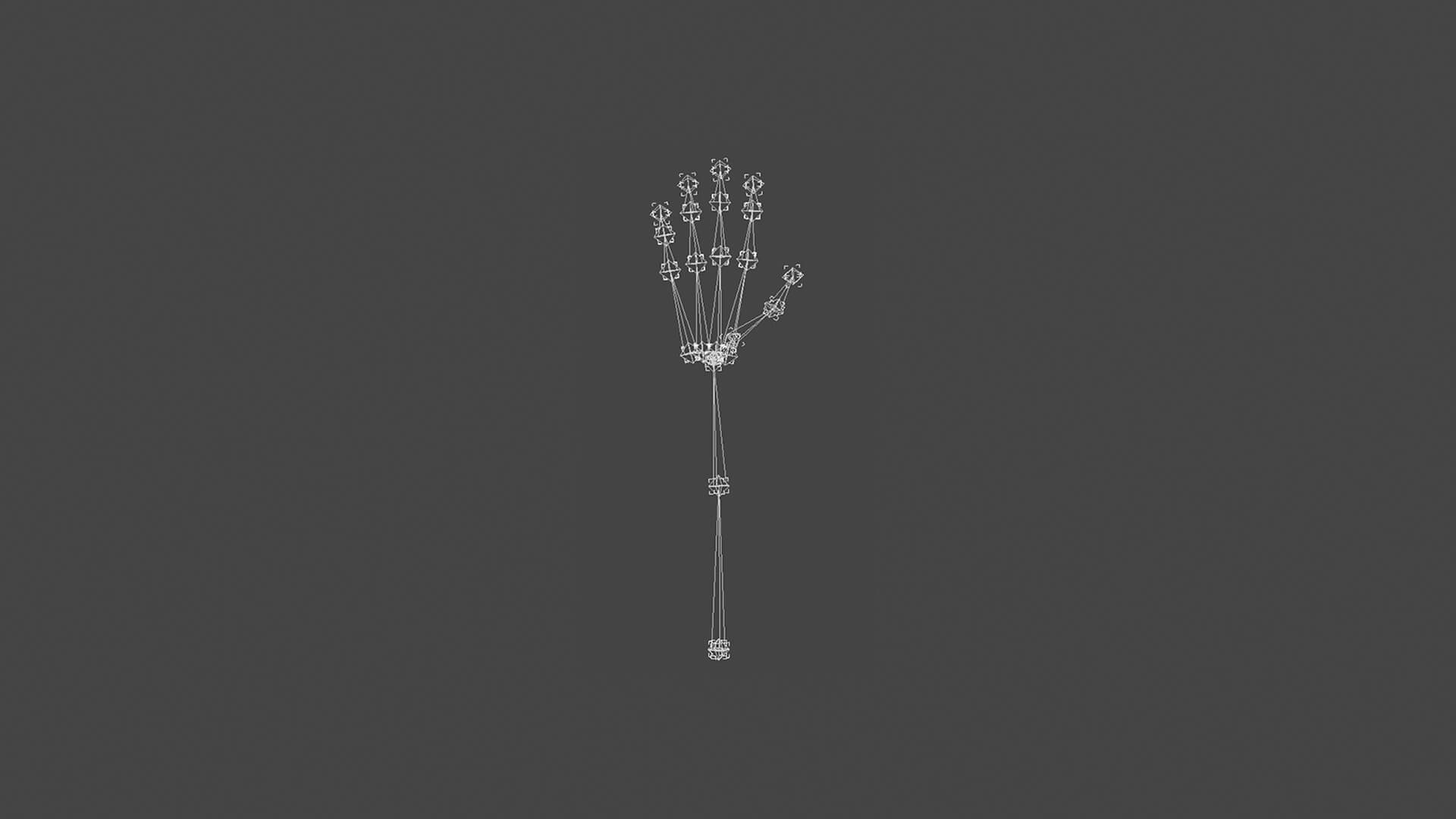 TSHR001 - Rigged Right Hand 3D Model by IpoyPunk