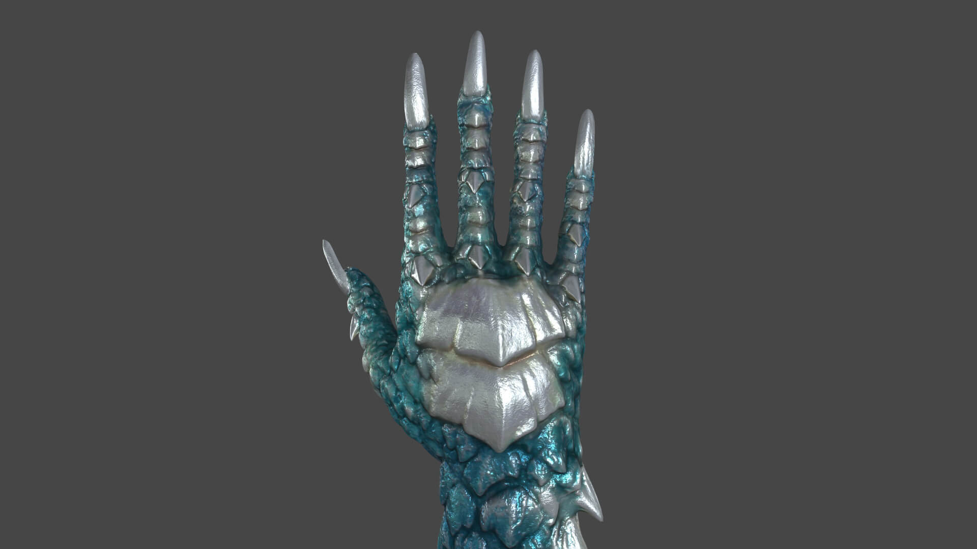 TSHR003 Rigged Right Hand - 3D Model by IpoyPunk