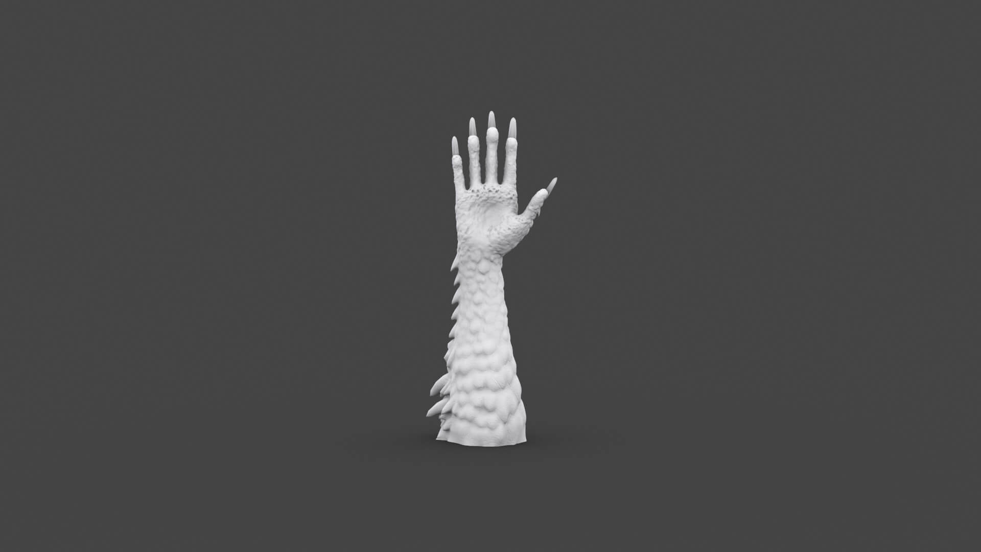 TSHR003 Rigged Right Hand - 3D Model by IpoyPunk