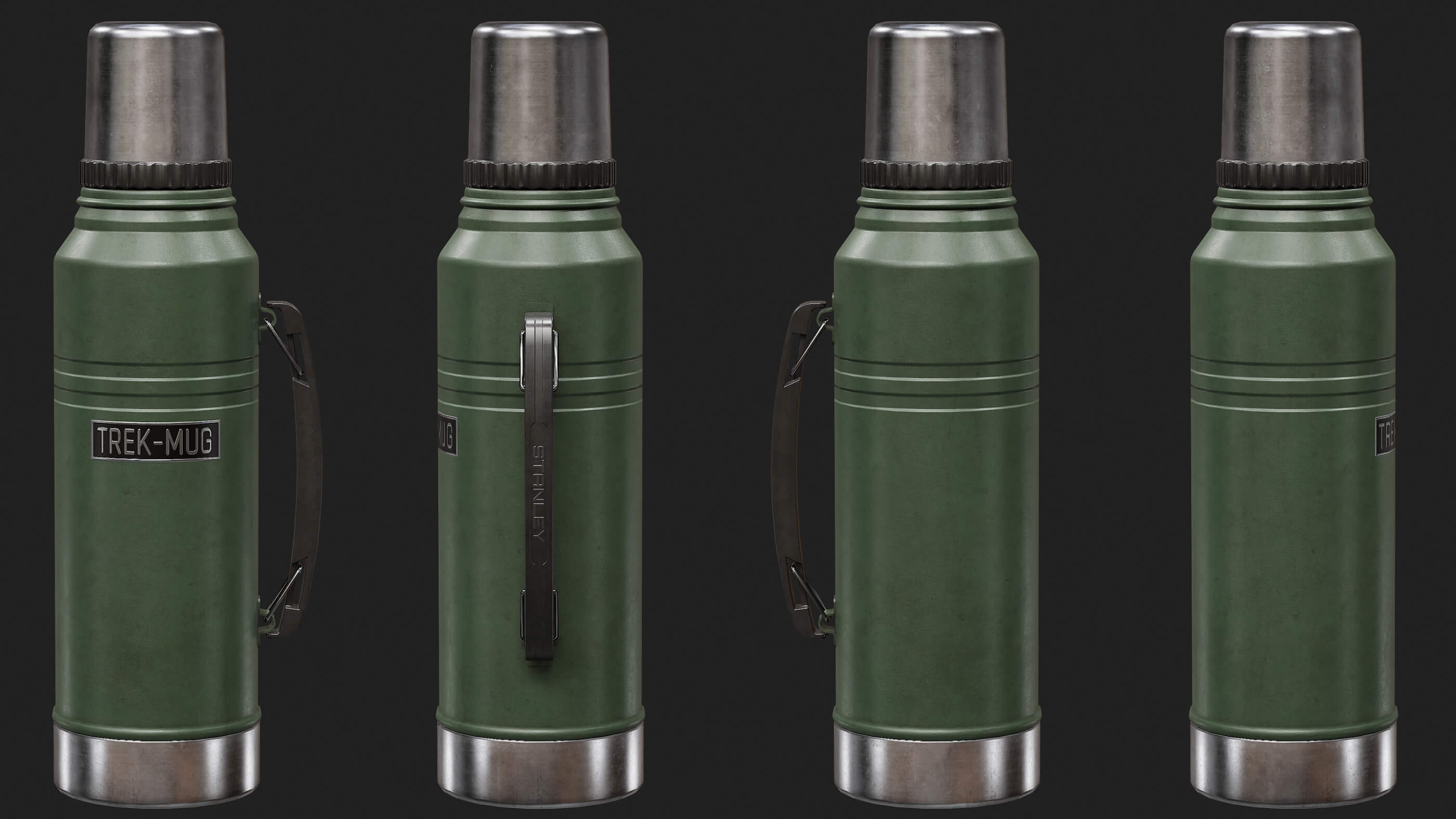 Camping Thermos - 3D Model by iQuon