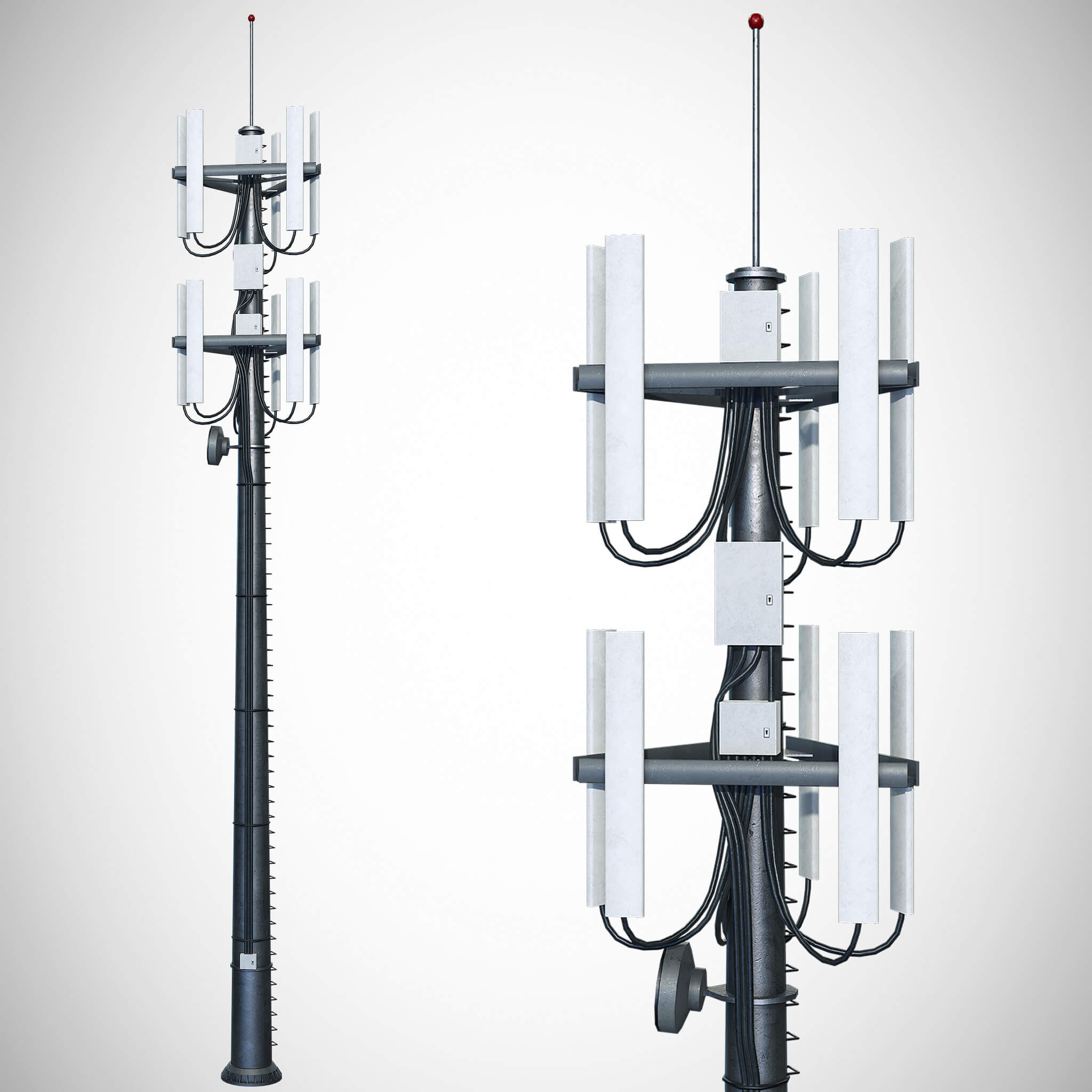 Cell Site Tower - 3D Model by iQuon