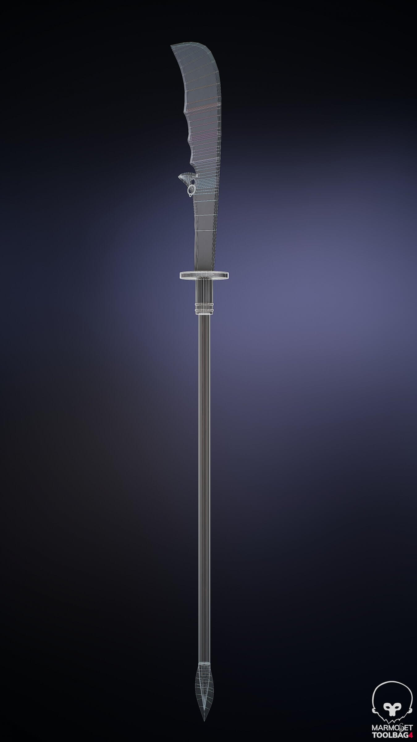 Chinese Long Battle Saber - 3D Model by iQuon