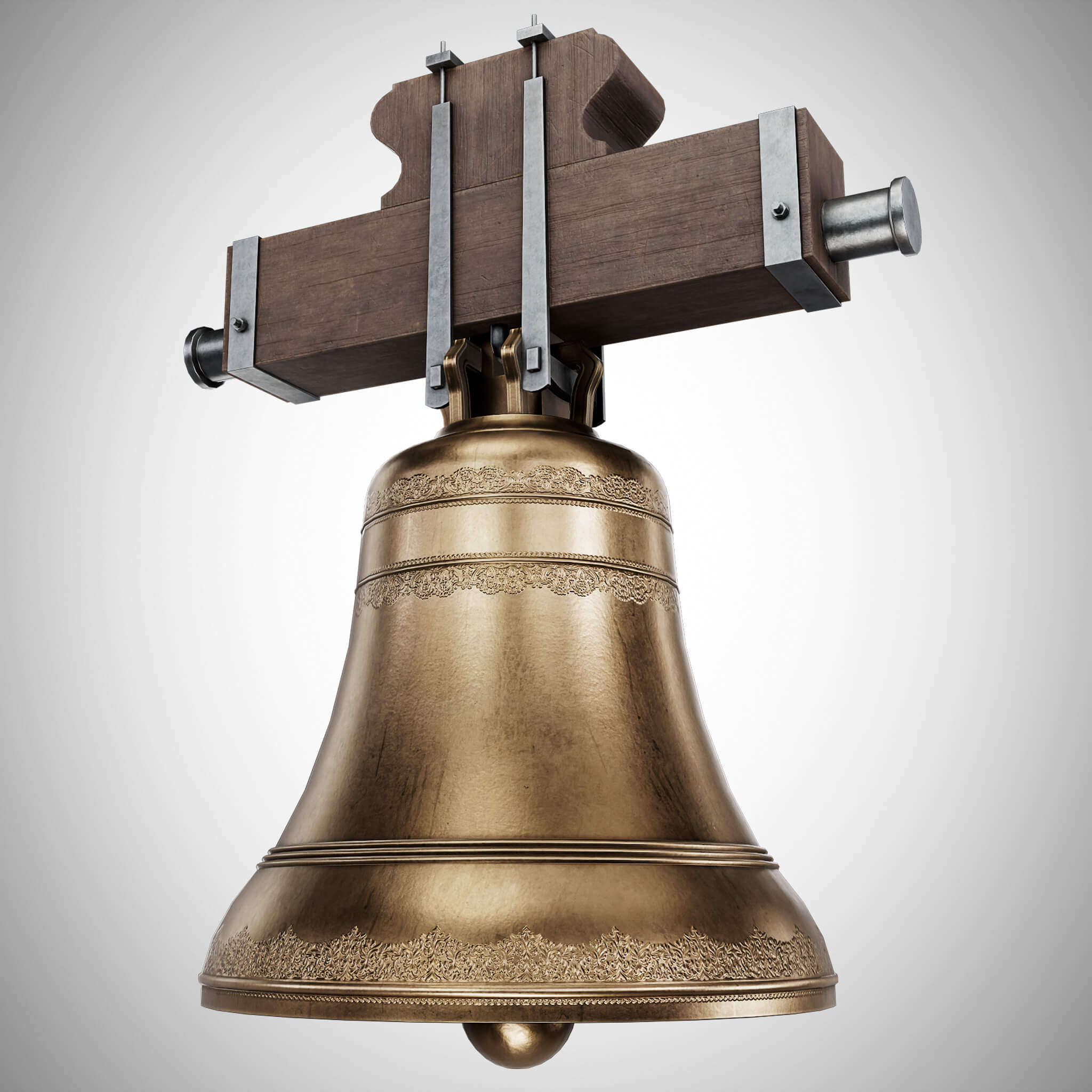 Old Church Bell - 3D Model by iQuon