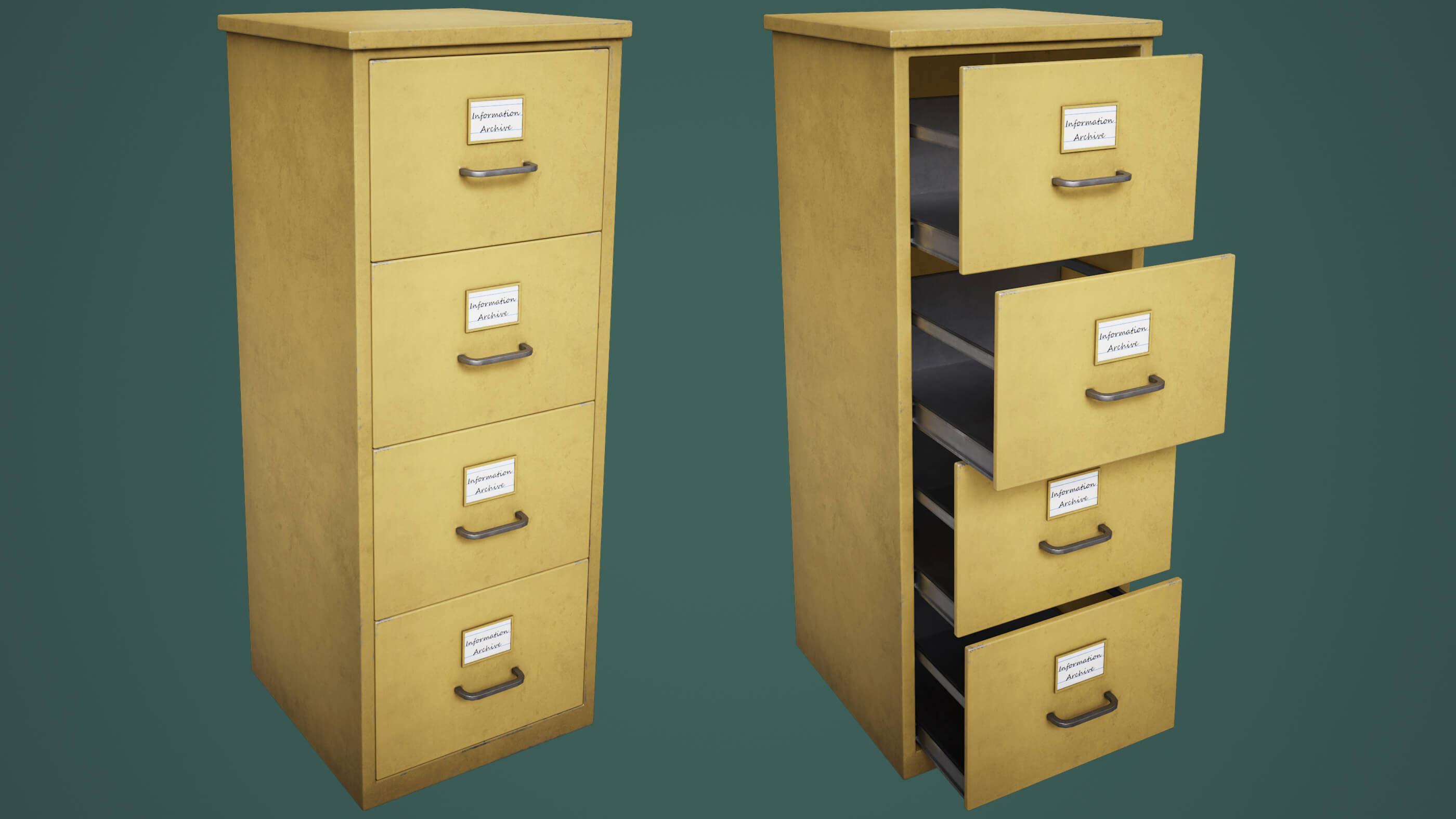 File Cabinet - 3D Model by iQuon