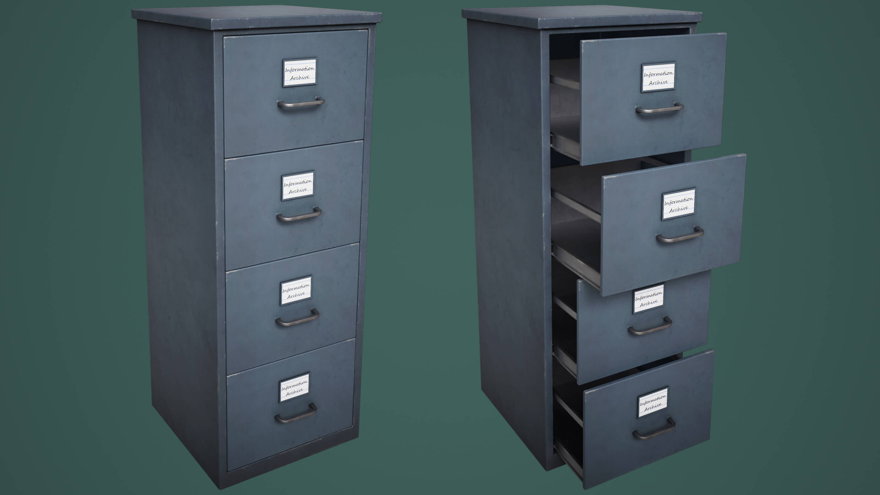 File Cabinet - 3D Model by iQuon