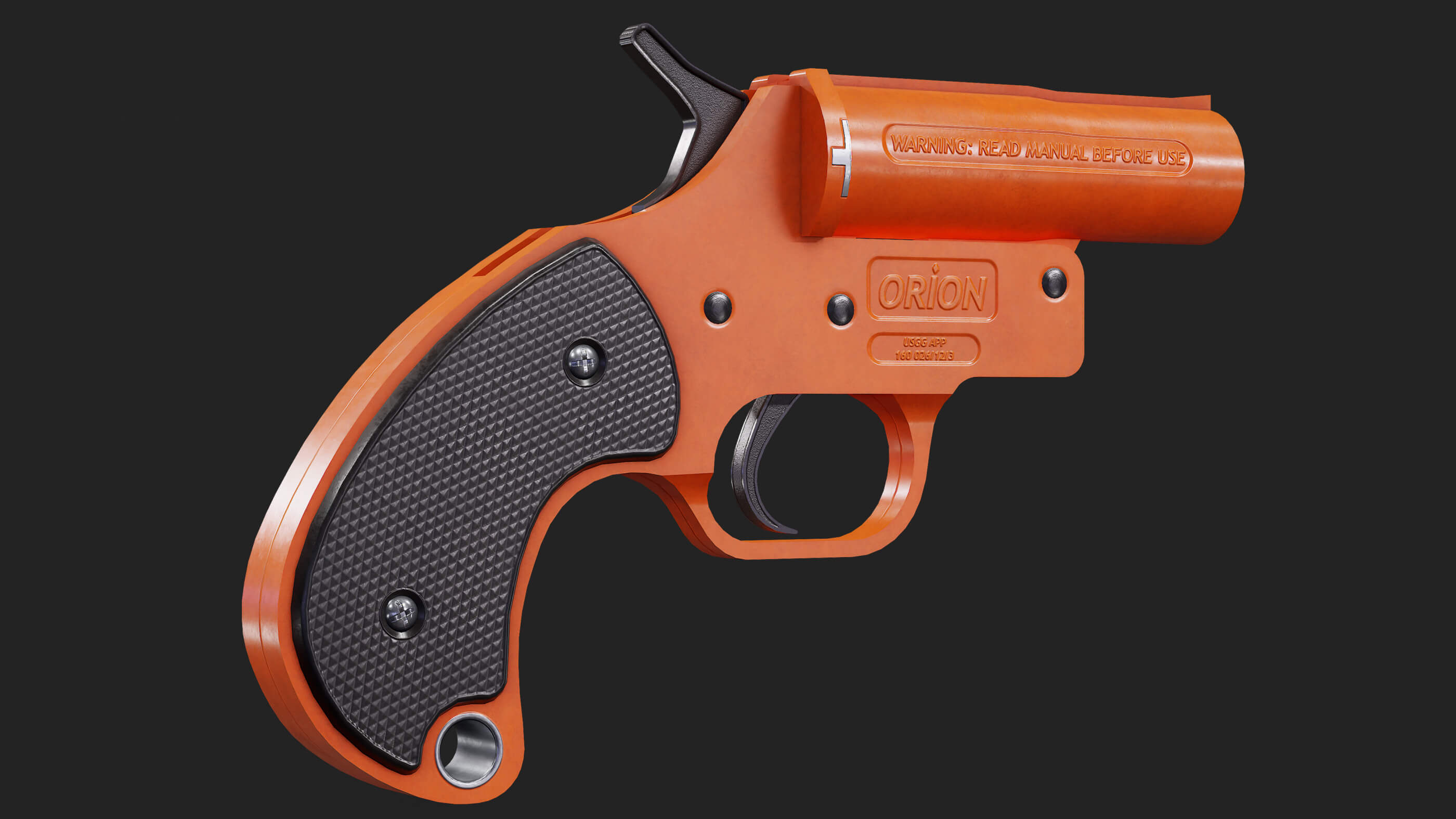 Orion Flare Gun - 3D Model by iQuon