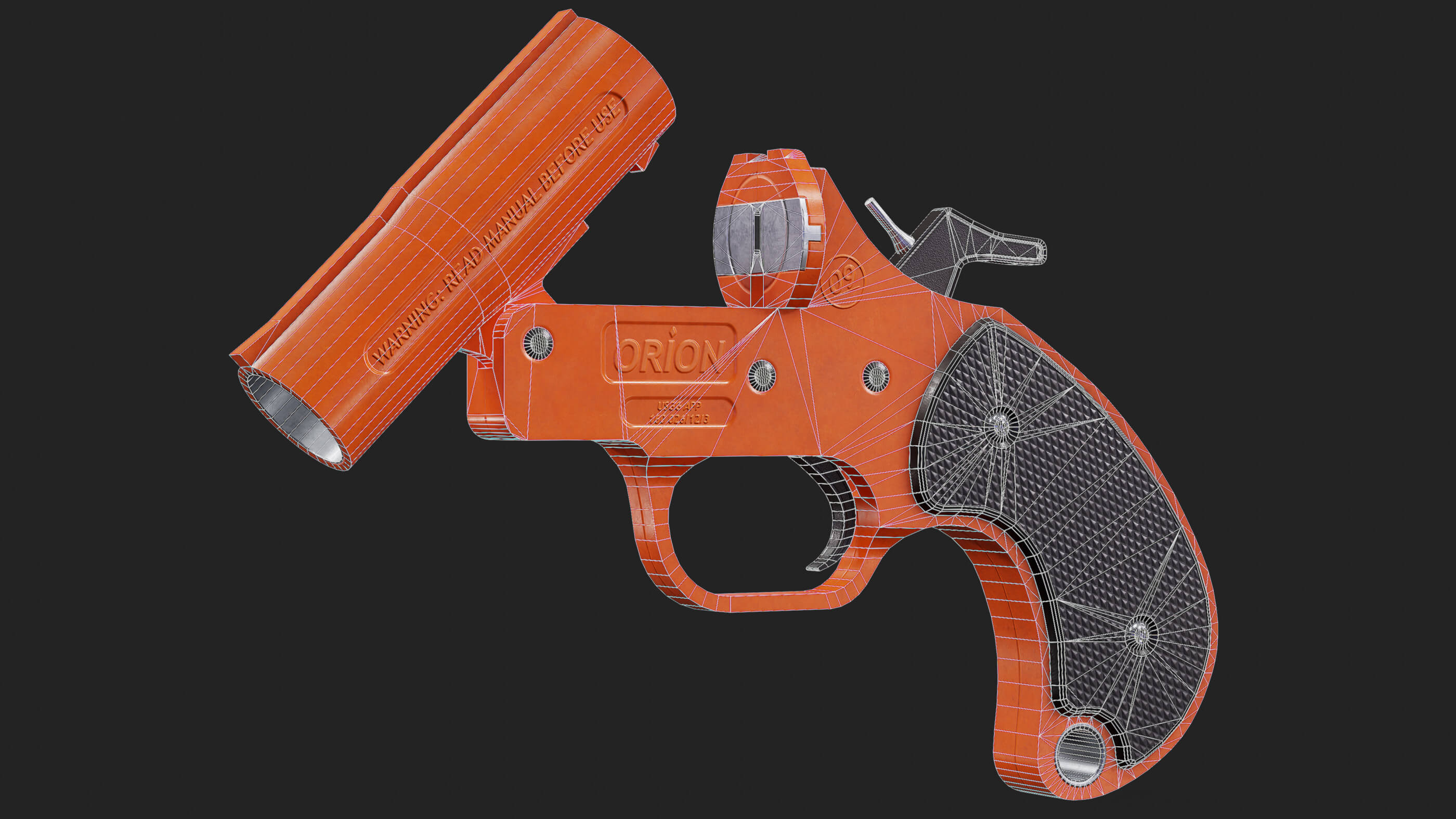Orion Flare Gun - 3D Model by iQuon