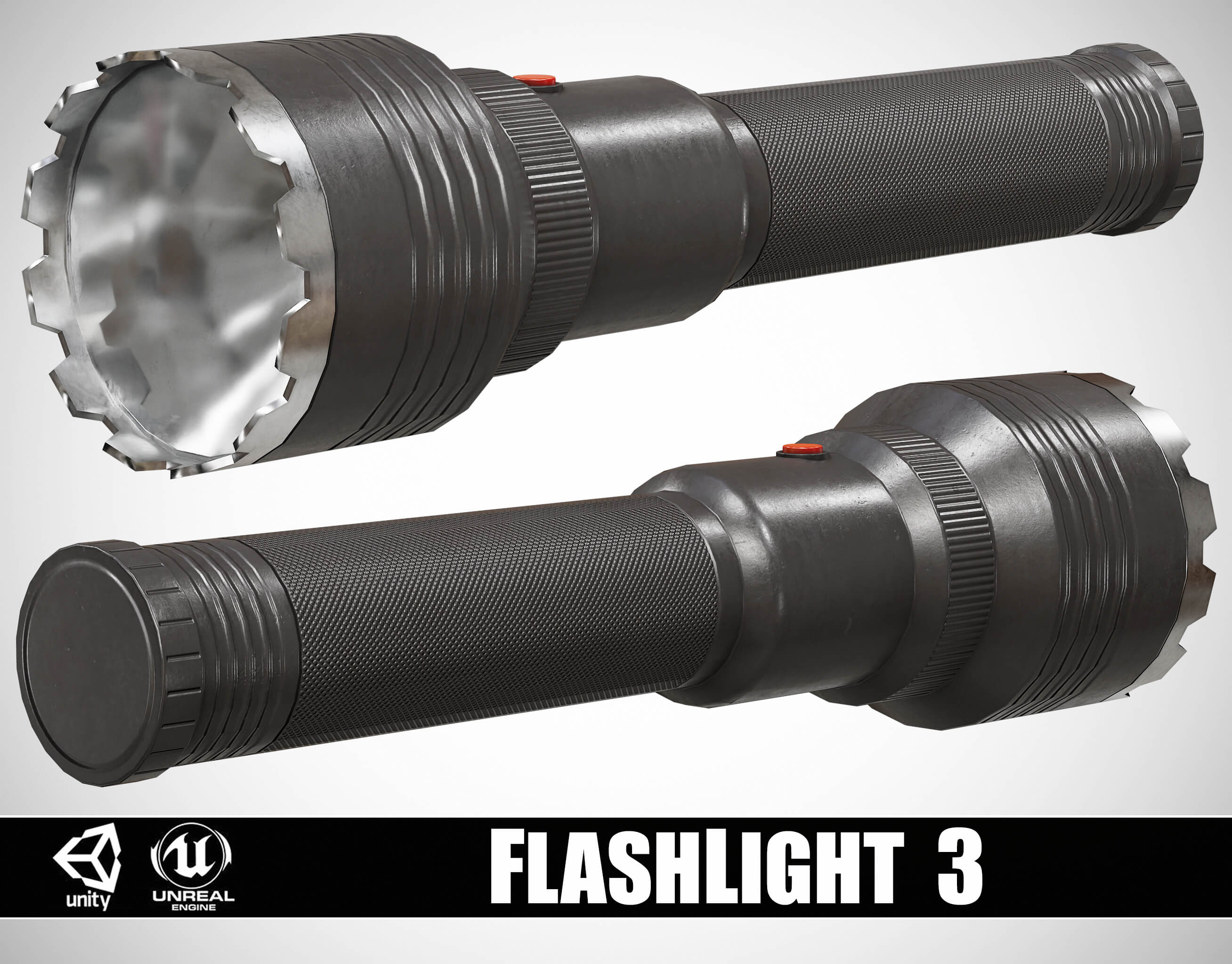 Flashlight 3 - 3D Model by iQuon