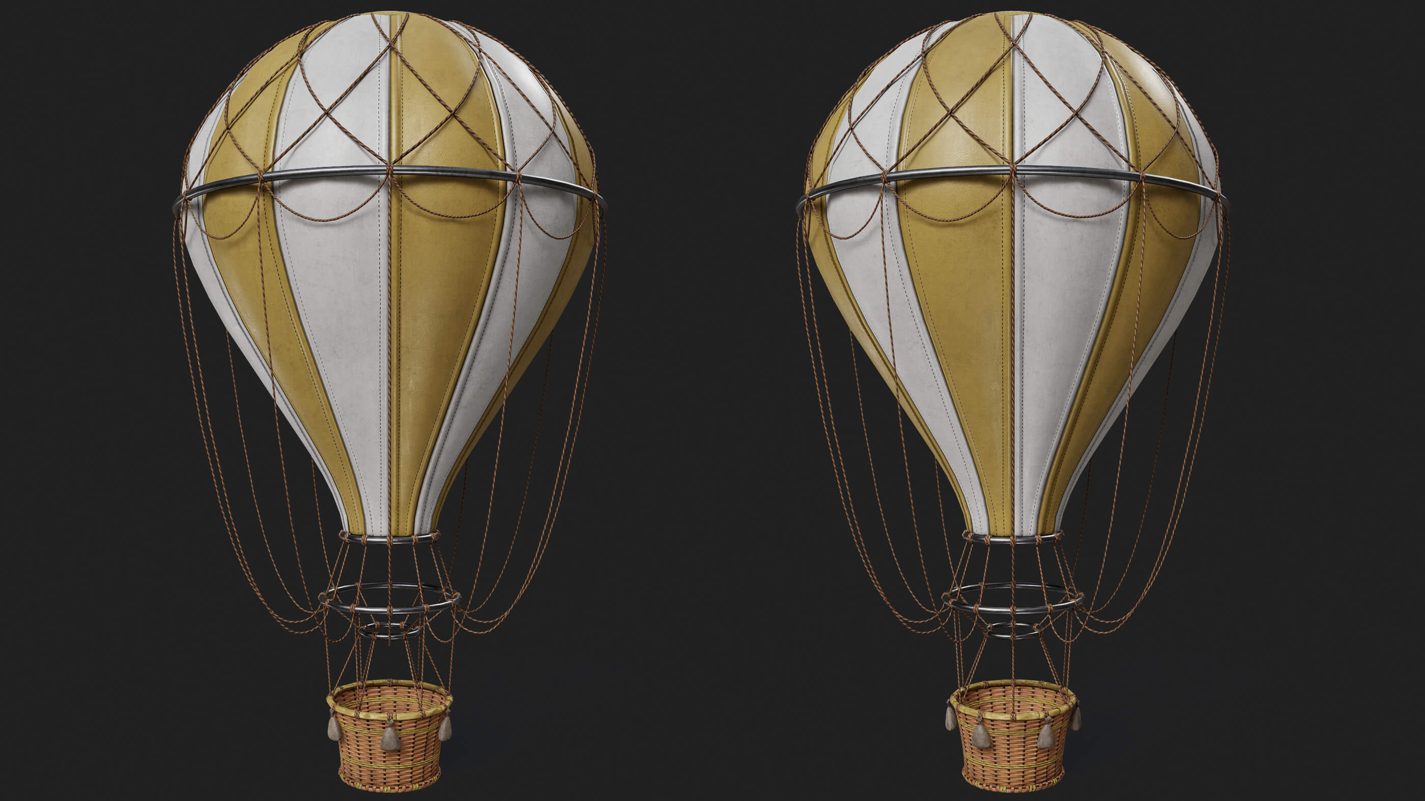 Hot Air Ballon - 3D Model by iQuon