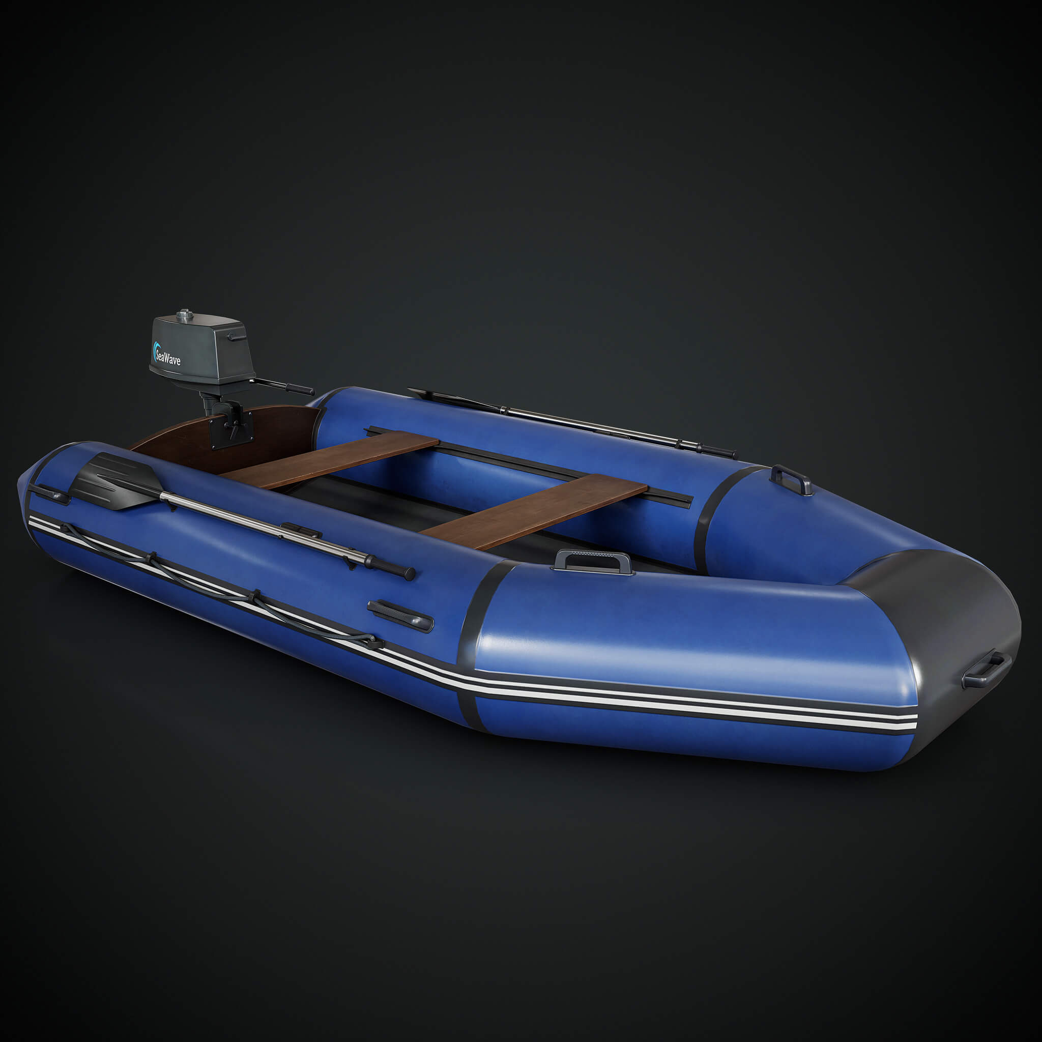 Inflatable Boat - 3D Model by iQuon