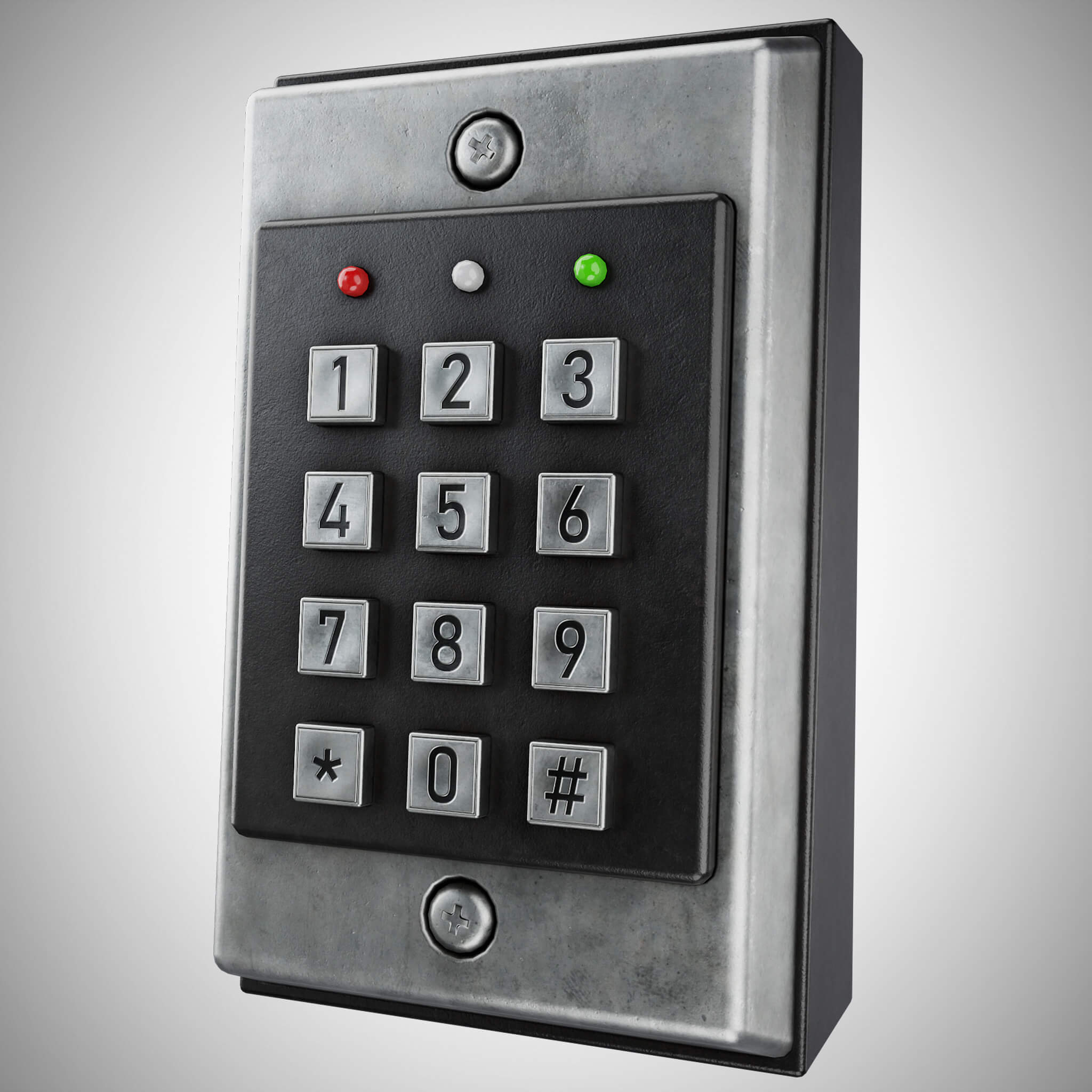 Keypad Lock 2 - 3D Model by iQuon