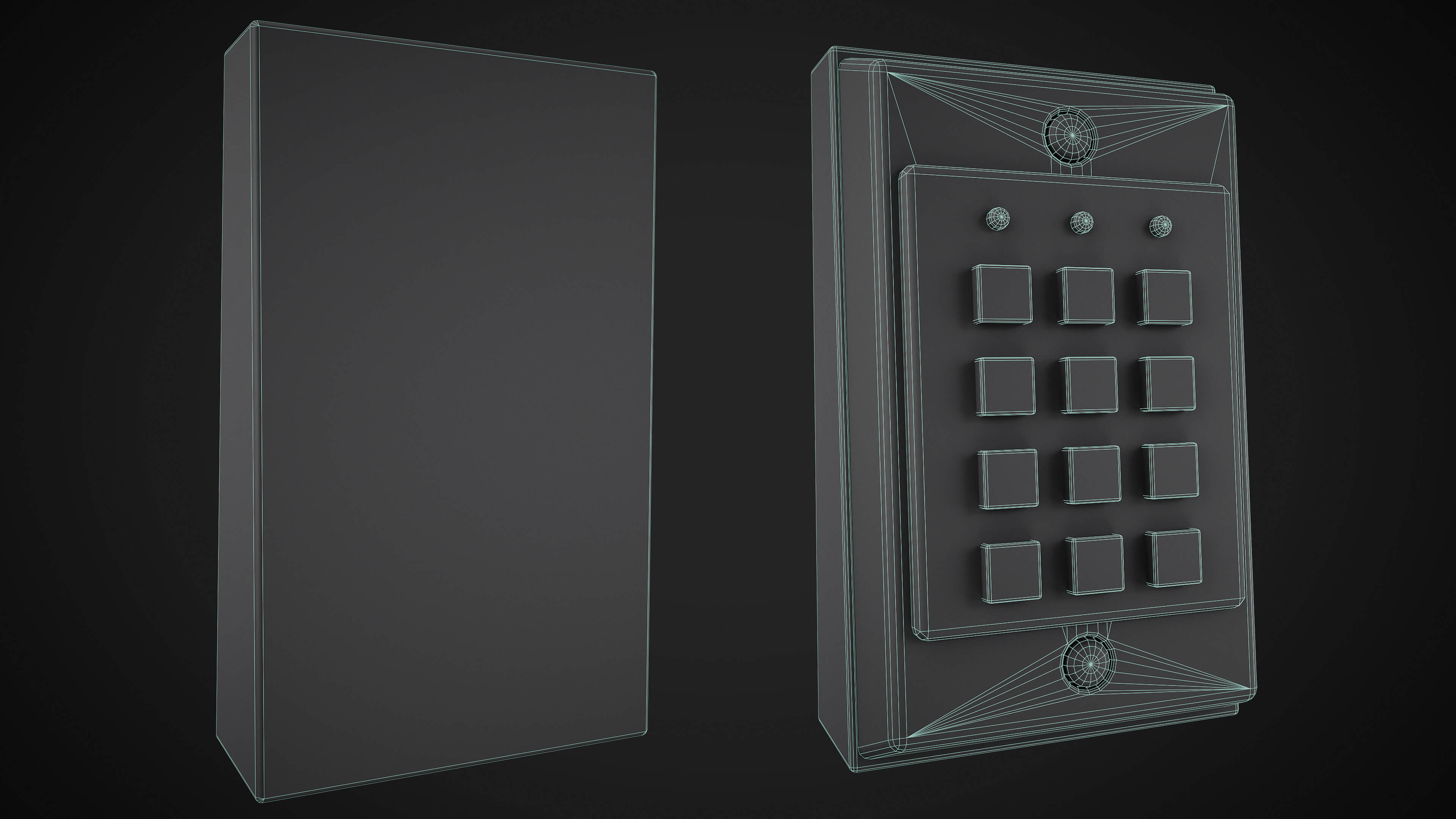 Keypad Lock 2 - 3D Model by iQuon