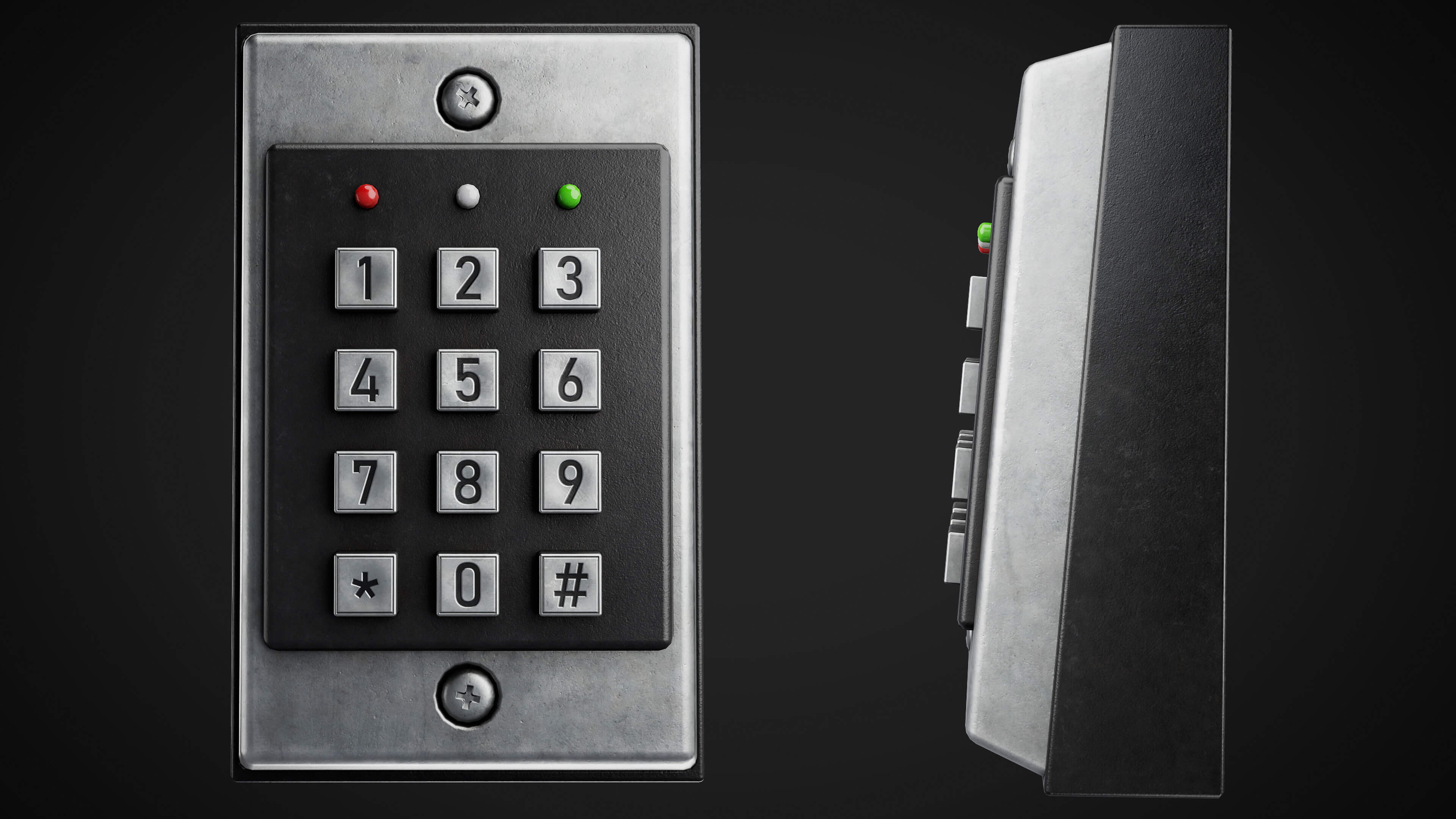 Keypad Lock 2 - 3D Model by iQuon