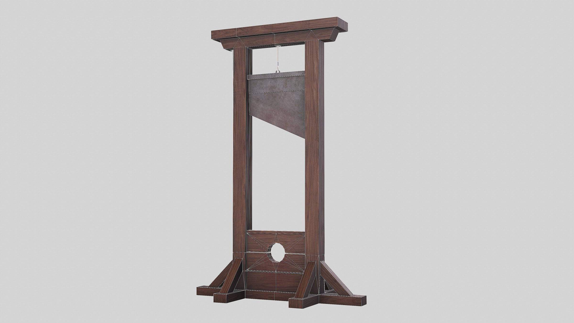 Medieval Guillotine - 3D Model by iQuon