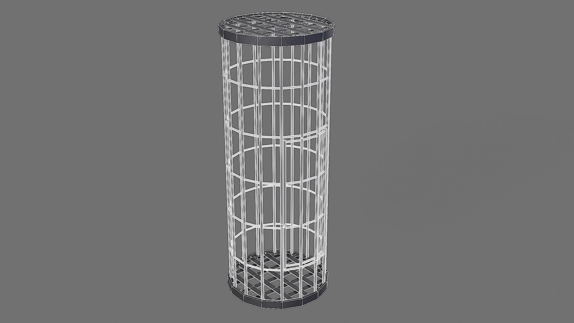 Medieval Iron Cages - 3D Model by iQuon